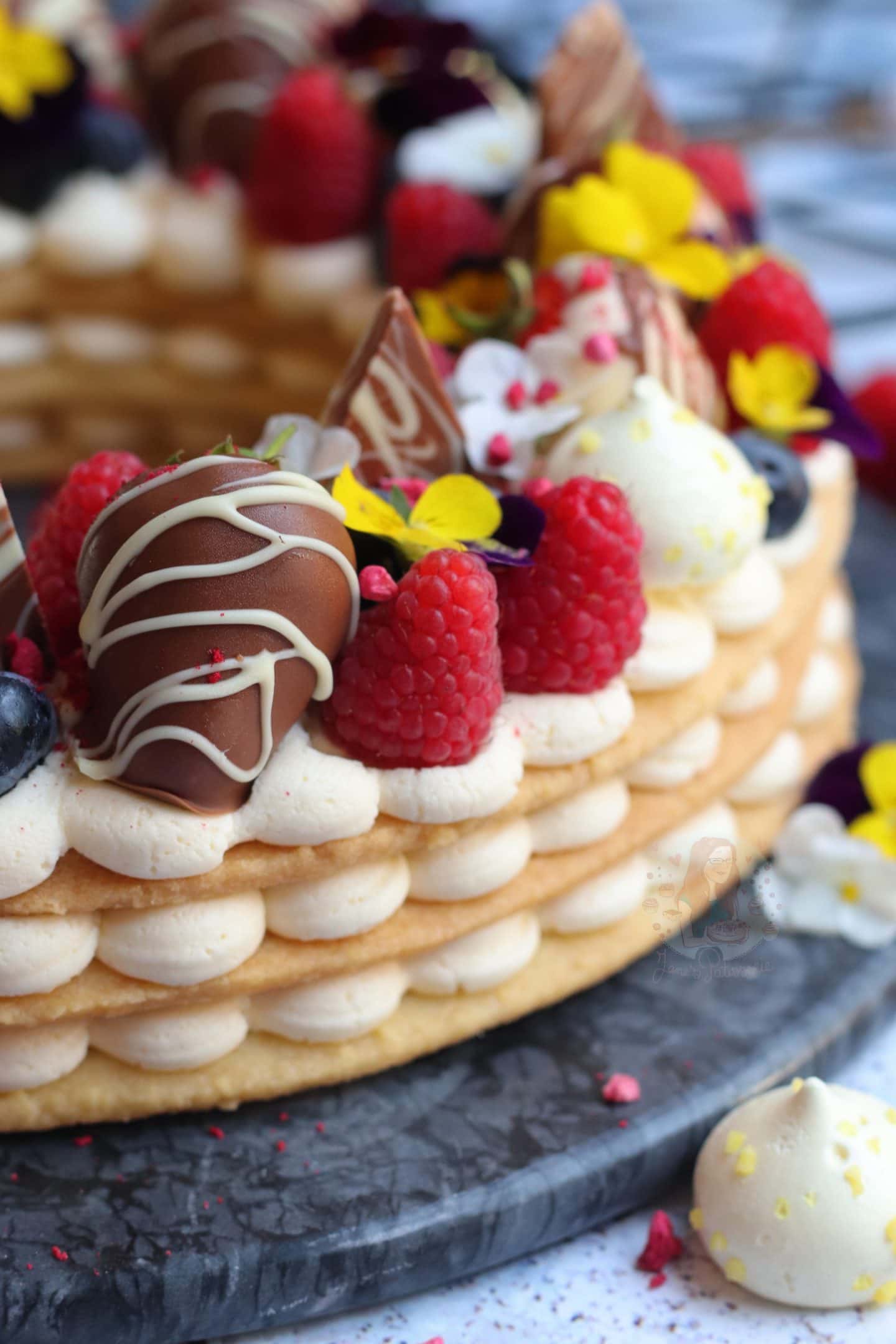 Letter Cookie Cake! - Jane's Patisserie