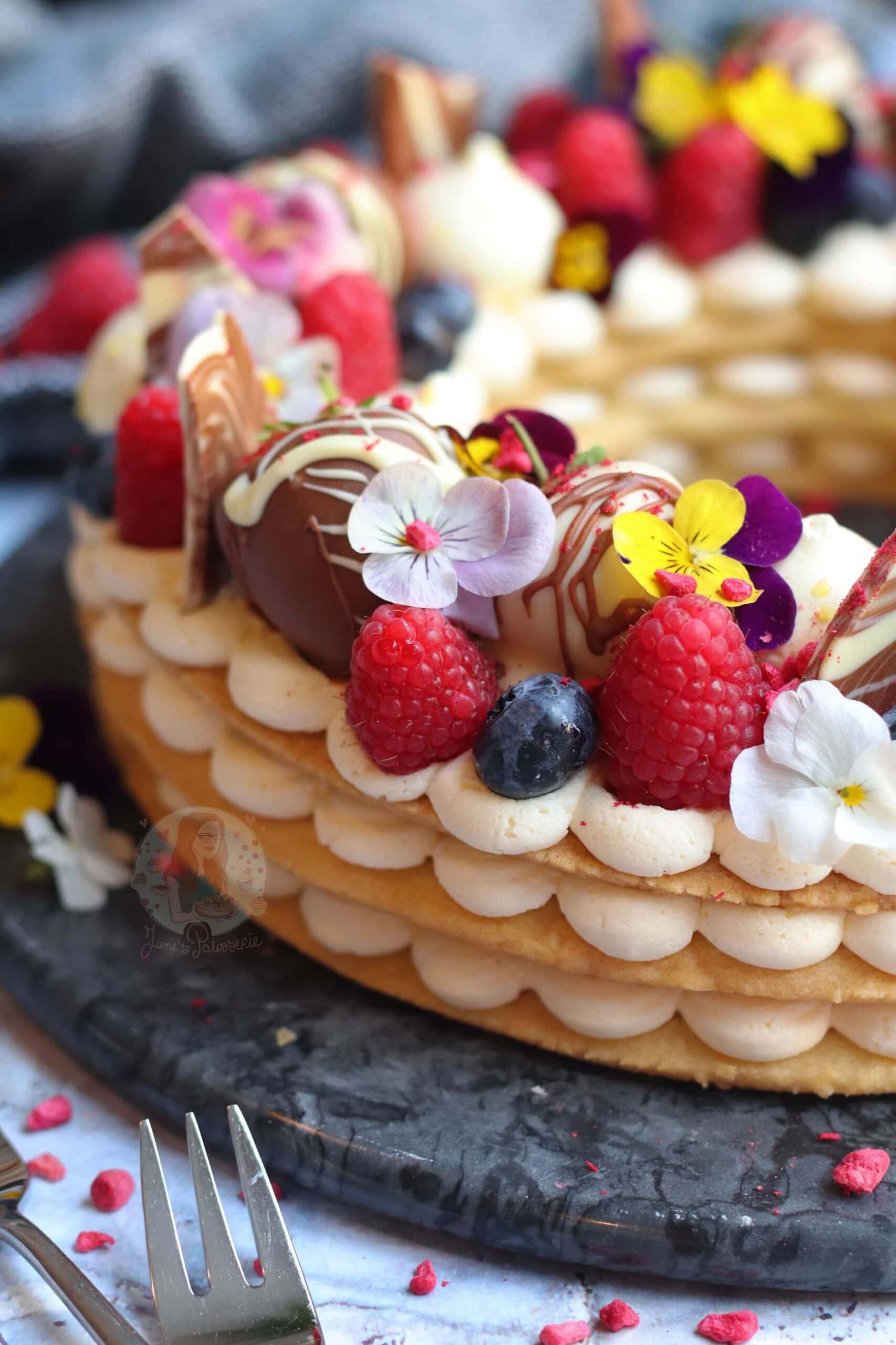 Letter Cookie Cake! - Jane's Patisserie