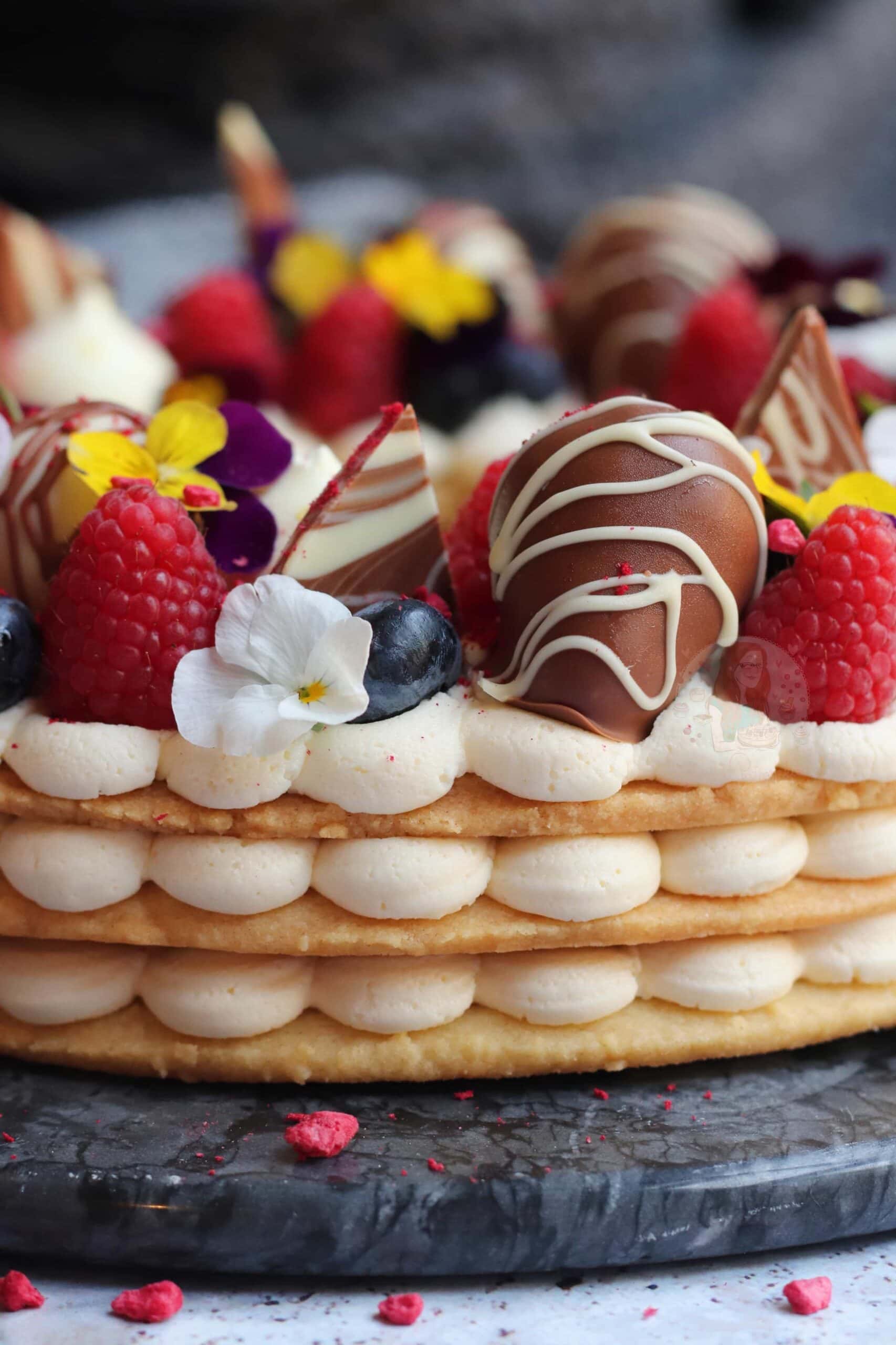 Letter Cookie Cake! - Jane's Patisserie