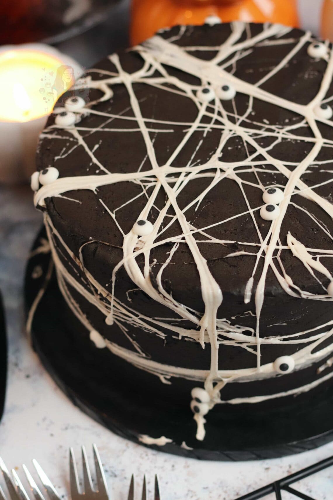 Spooky Spider Web Cake! - Jane's Patisserie