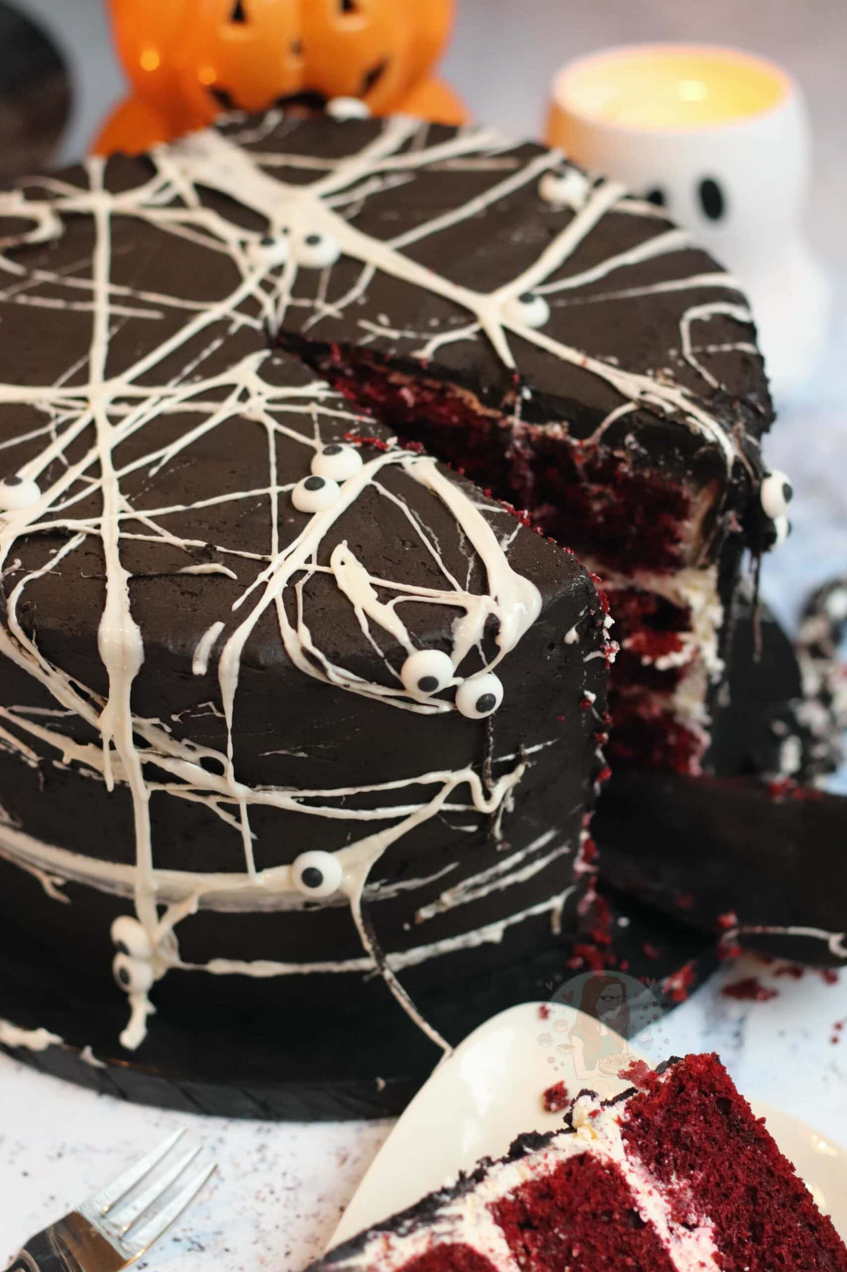 Spooky Spider Web Cake! - Jane's Patisserie