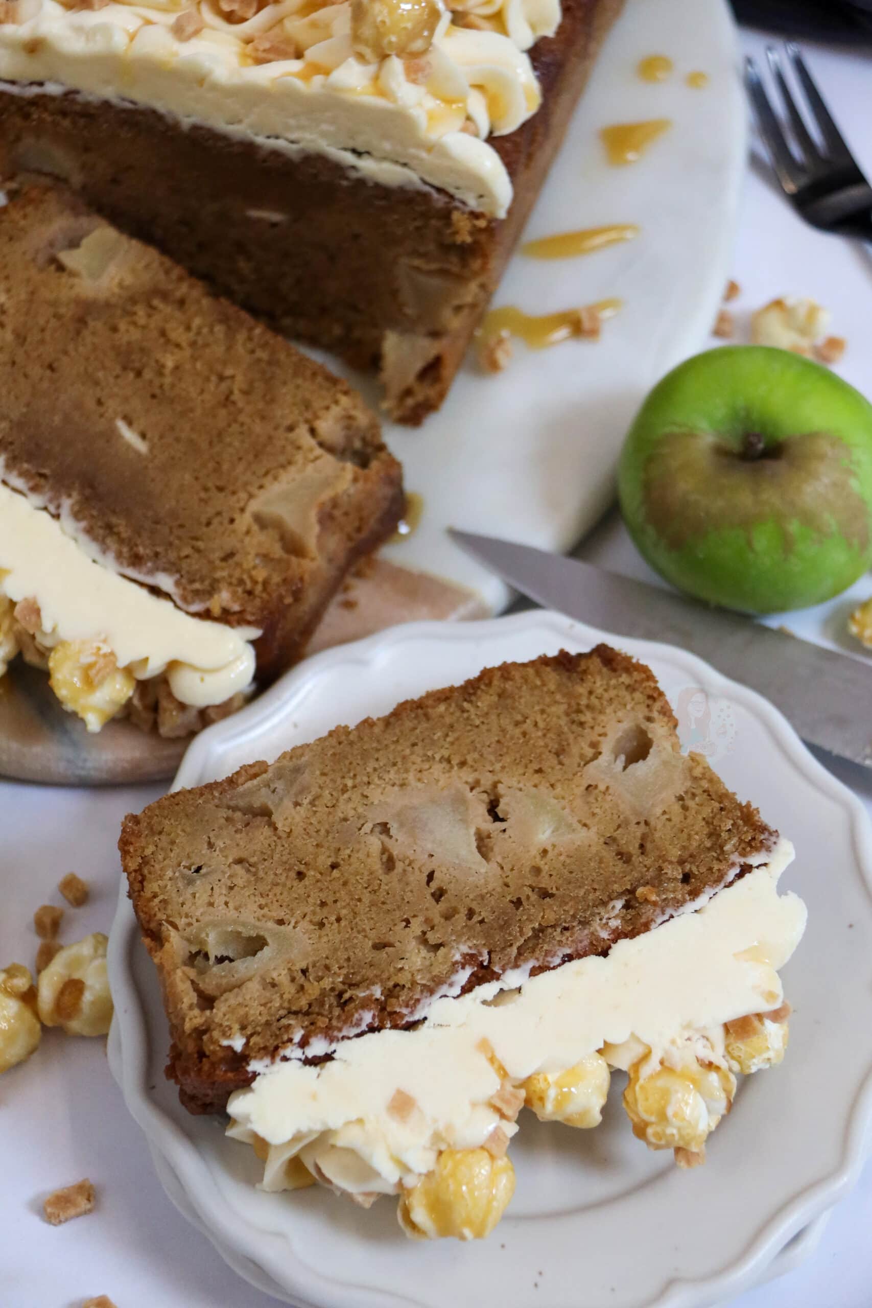Toffee Apple Loaf Cake! - Jane's Patisserie