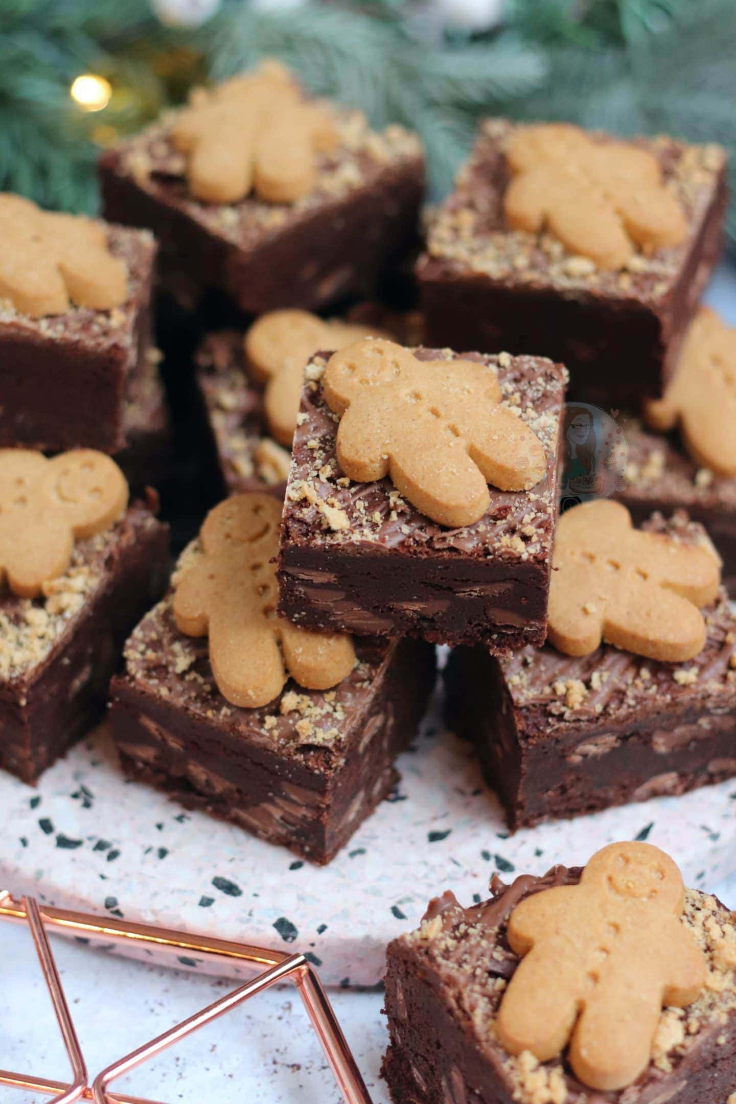 Gingerbread Brownies! - Jane's Patisserie
