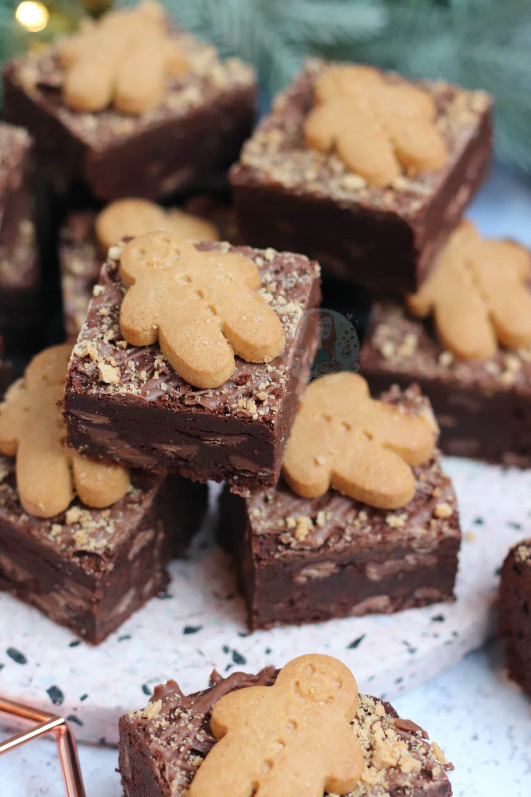 Gingerbread Brownies! - Jane's Patisserie