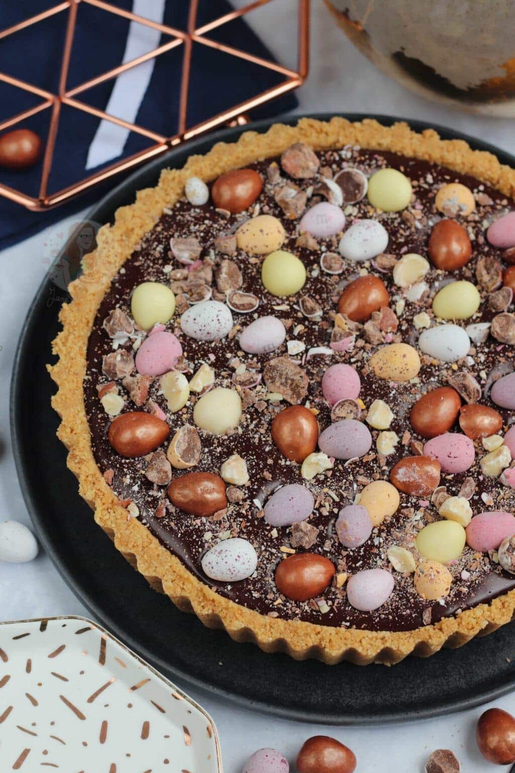 Salted Caramel Easter Tart! - Jane's Patisserie