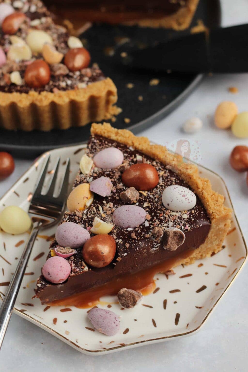 Salted Caramel Easter Tart! - Jane's Patisserie