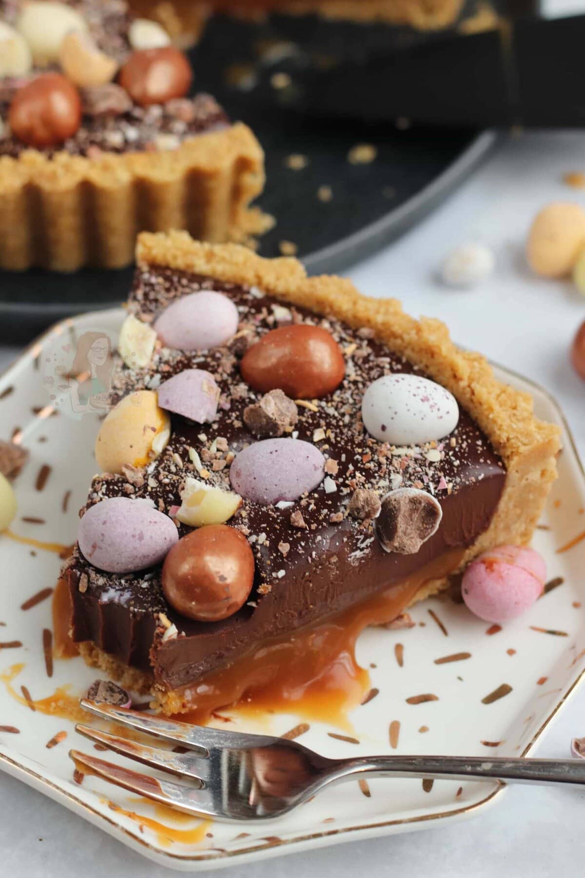 Salted Caramel Easter Tart! - Jane's Patisserie