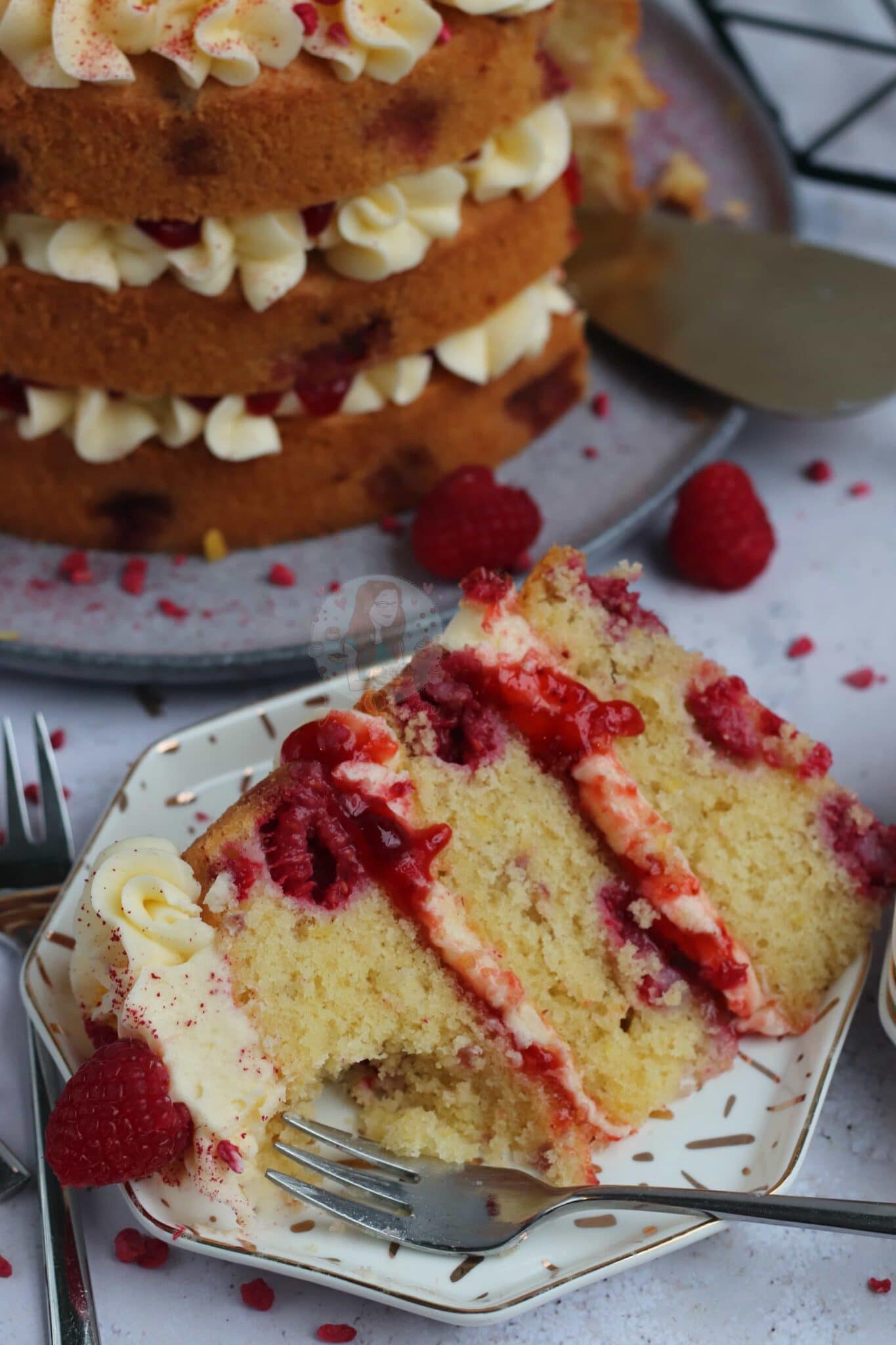 Lemon and Raspberry Cake! - Jane's Patisserie