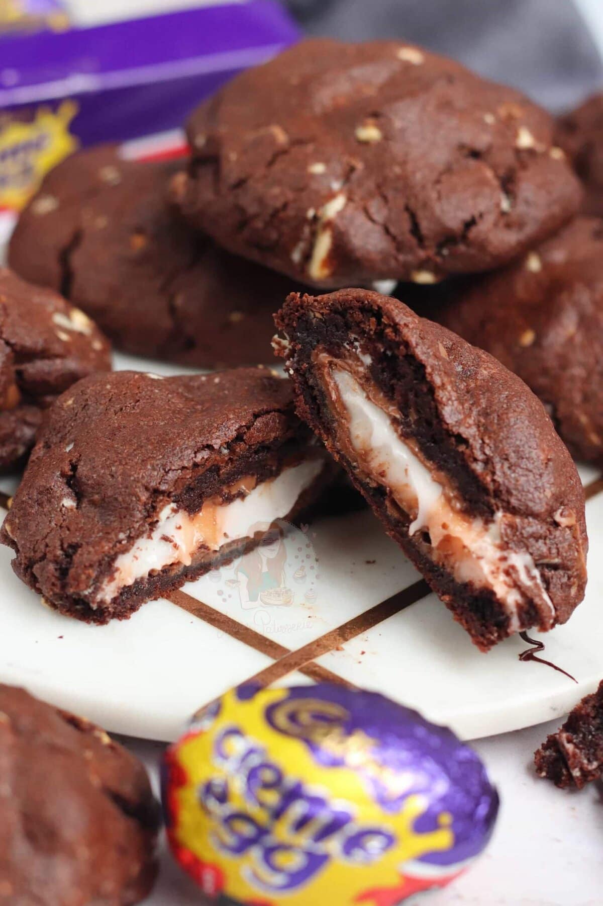 Creme Egg Stuffed Cookies! - Jane's Patisserie