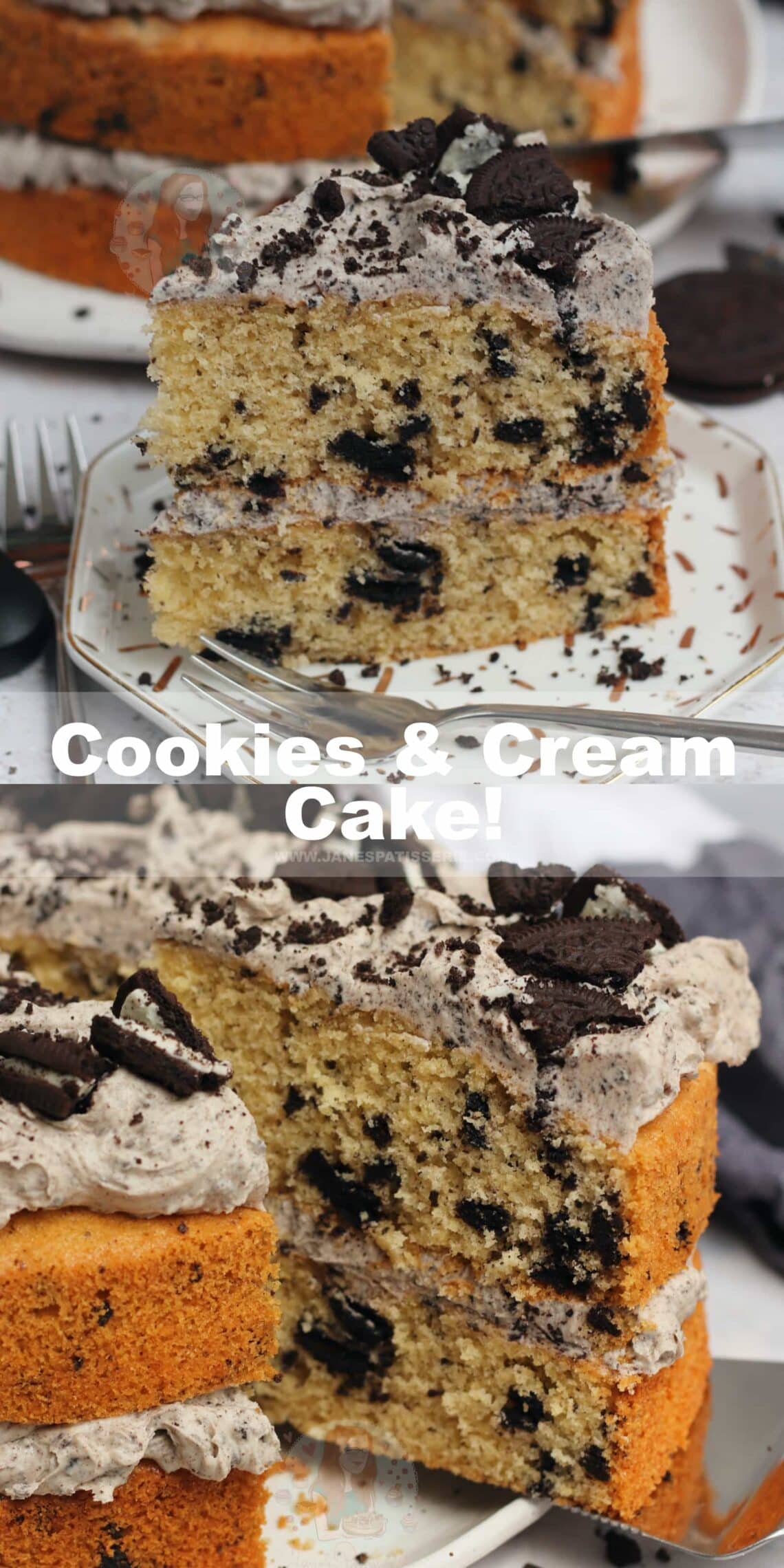 Cookies and Cream Cake! - Jane's Patisserie
