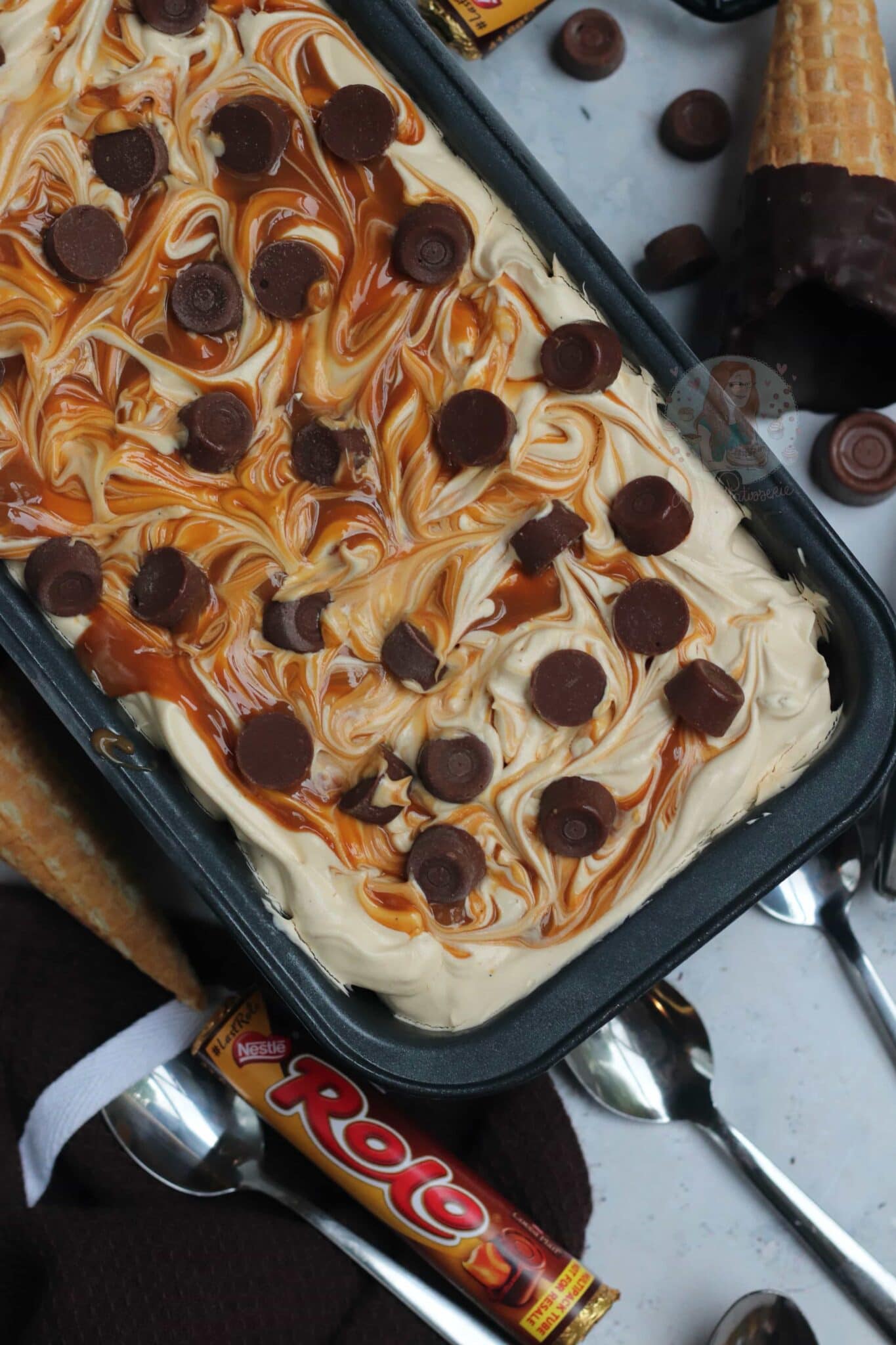 Rolo Ice Cream! - Jane's Patisserie