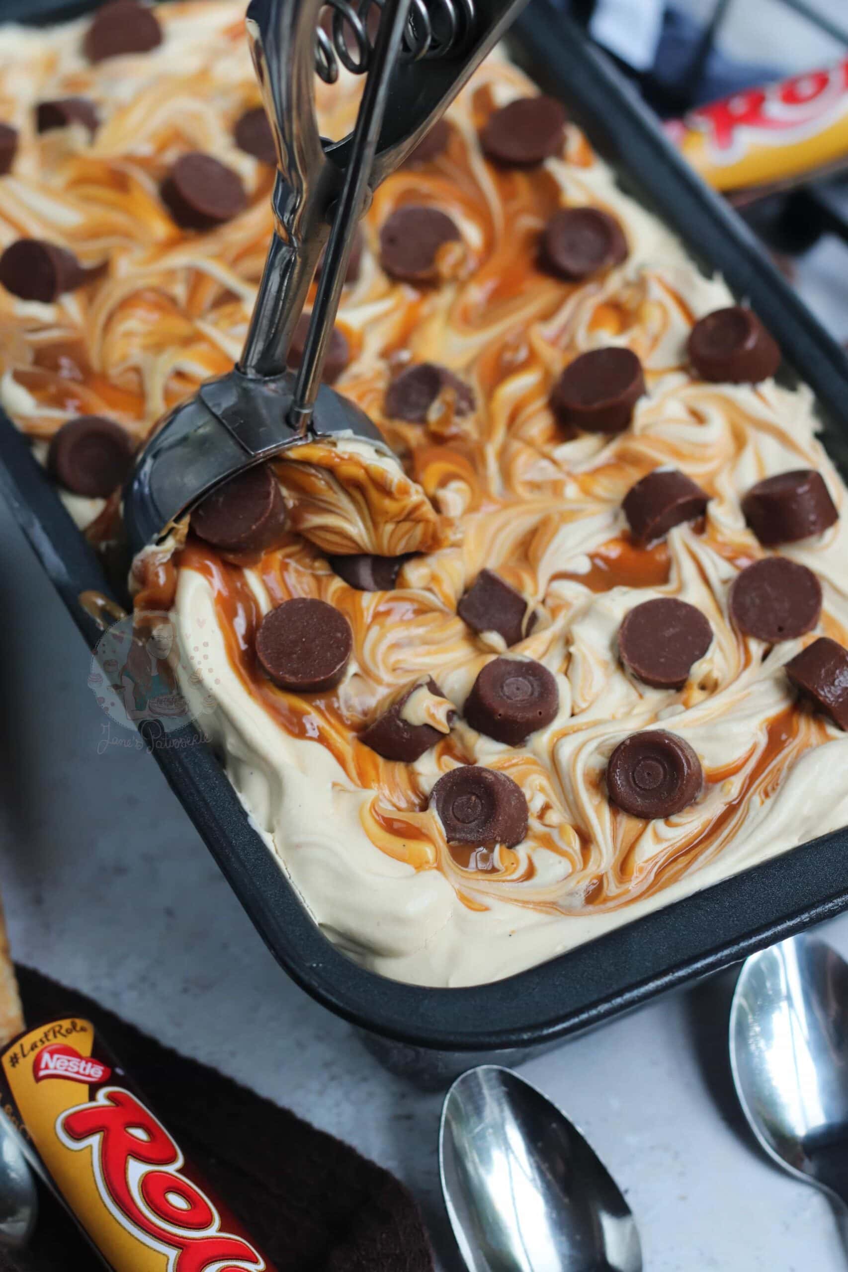 Rolo Ice Cream! - Jane's Patisserie