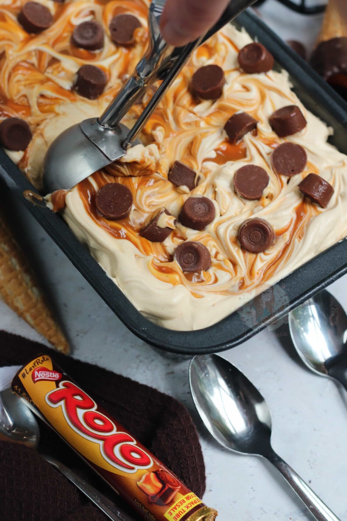 Rolo Ice Cream! - Jane's Patisserie