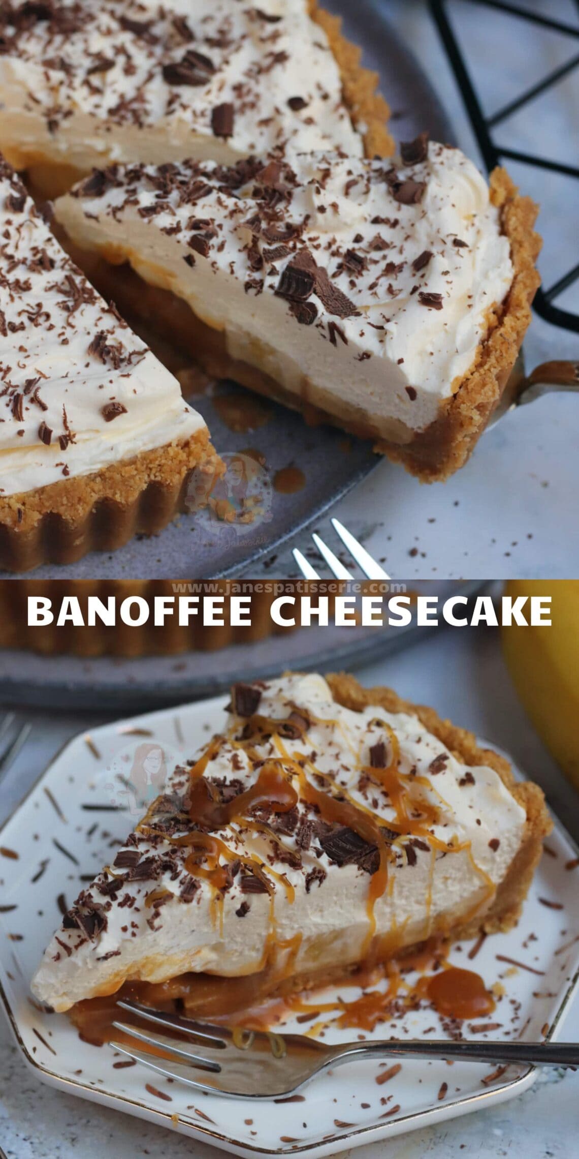 Banoffee Cheesecake! - Jane's Patisserie