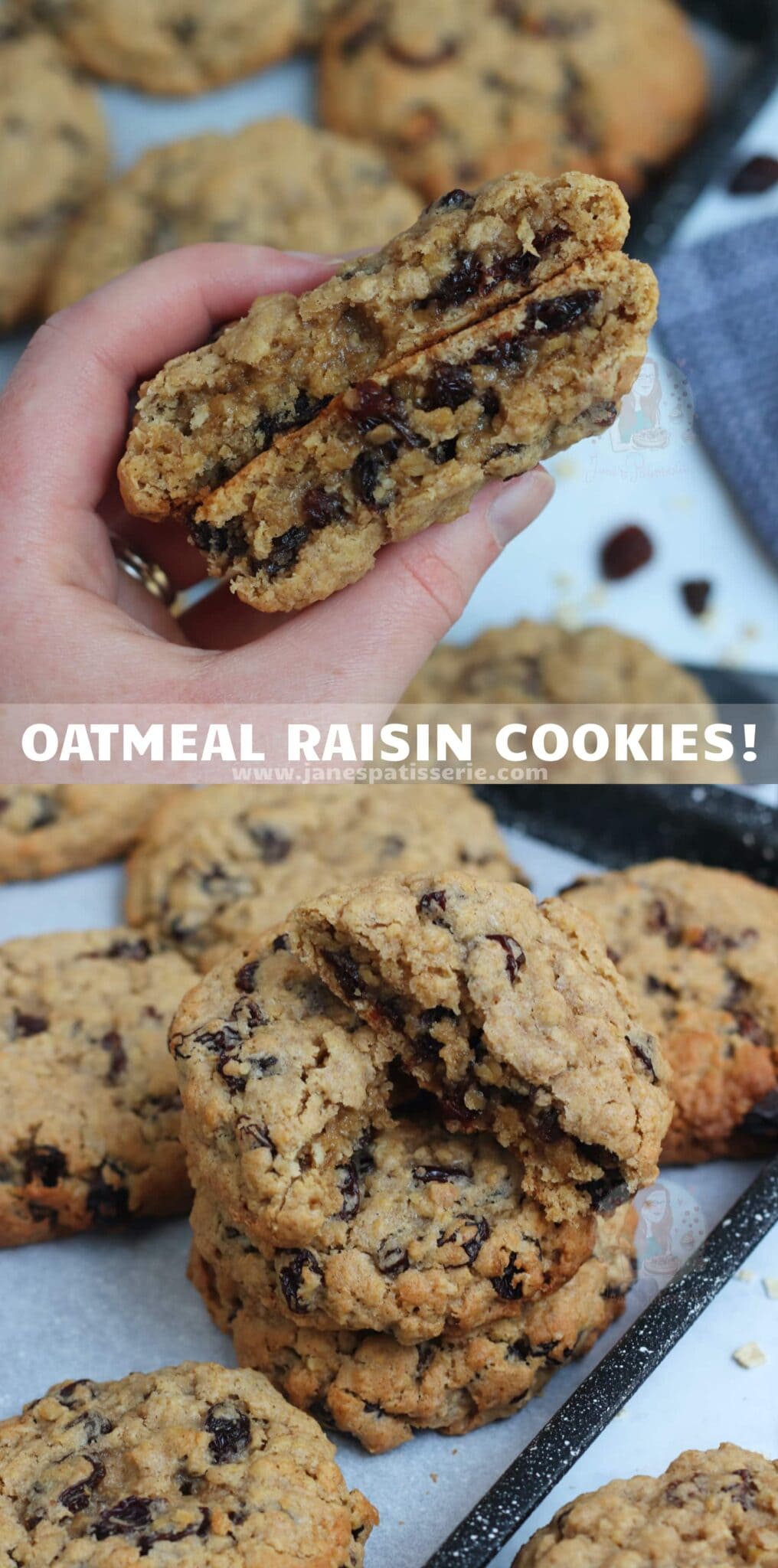 Oatmeal Raisin Cookies! - Jane's Patisserie