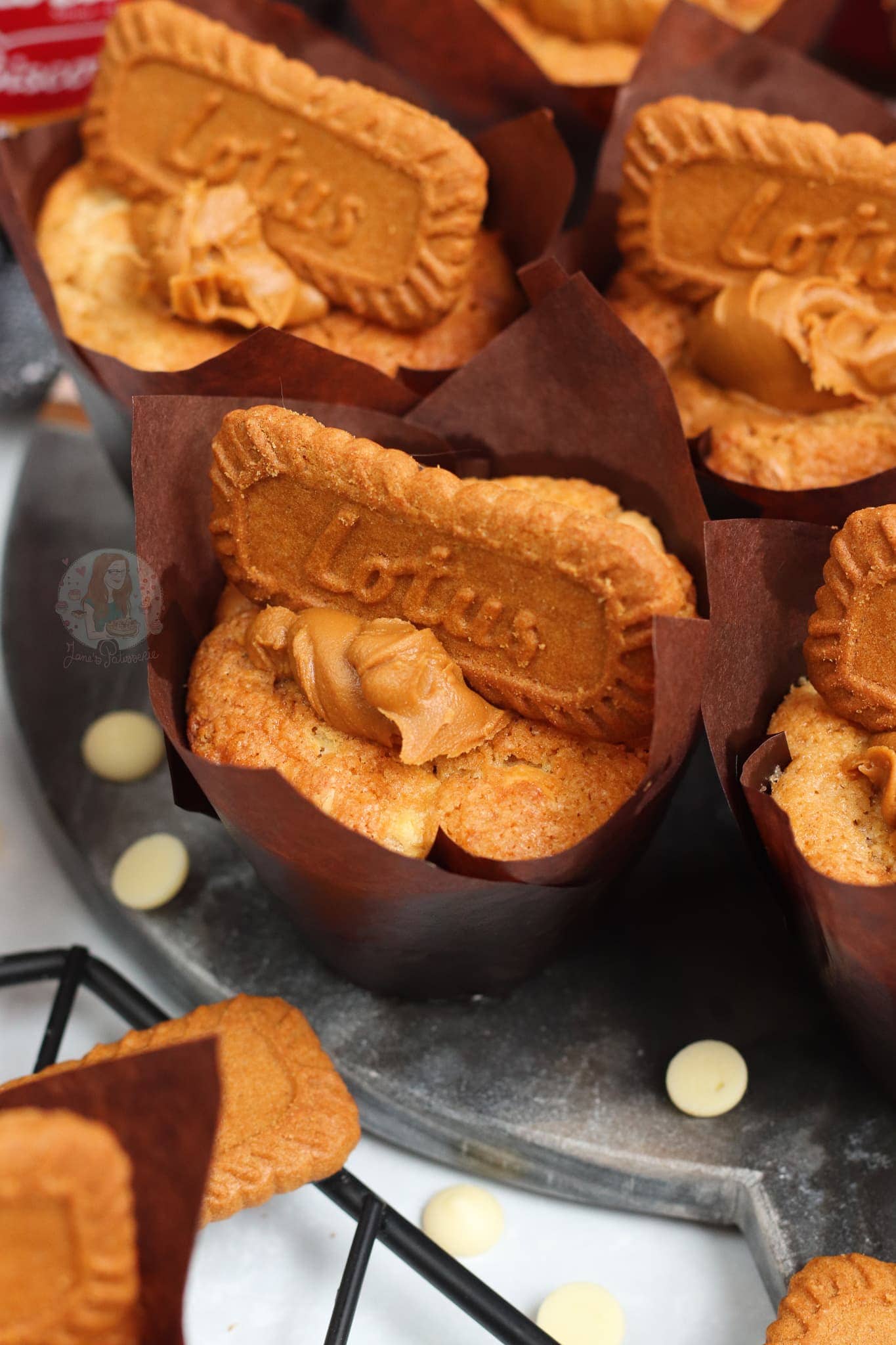 Biscoff Muffins! - Jane's Patisserie
