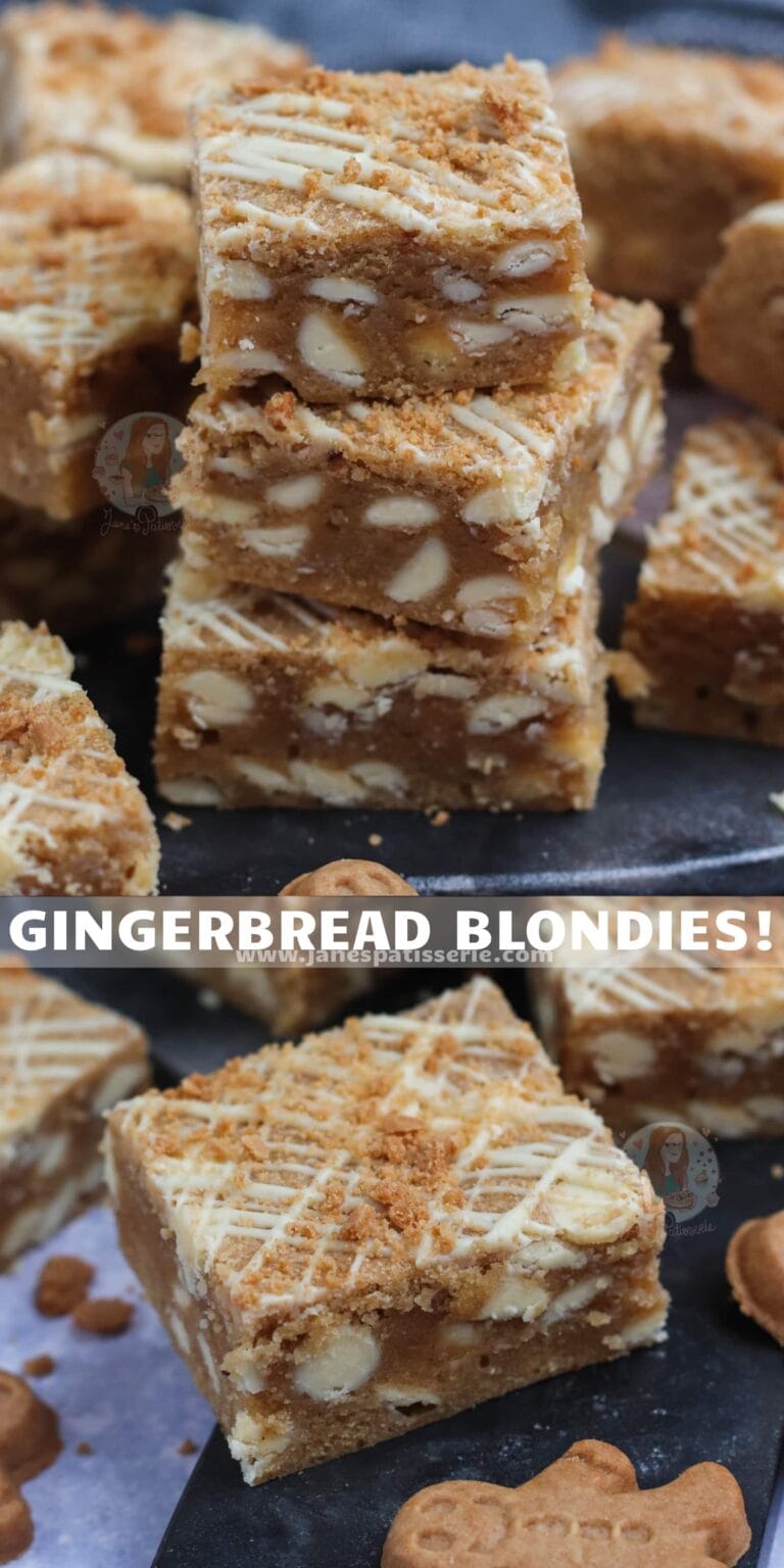 Gingerbread Blondies! - Jane's Patisserie