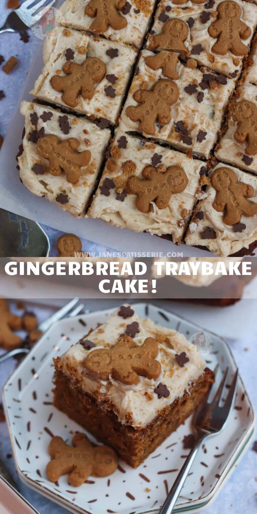 Gingerbread Traybake Cake! - Jane's Patisserie