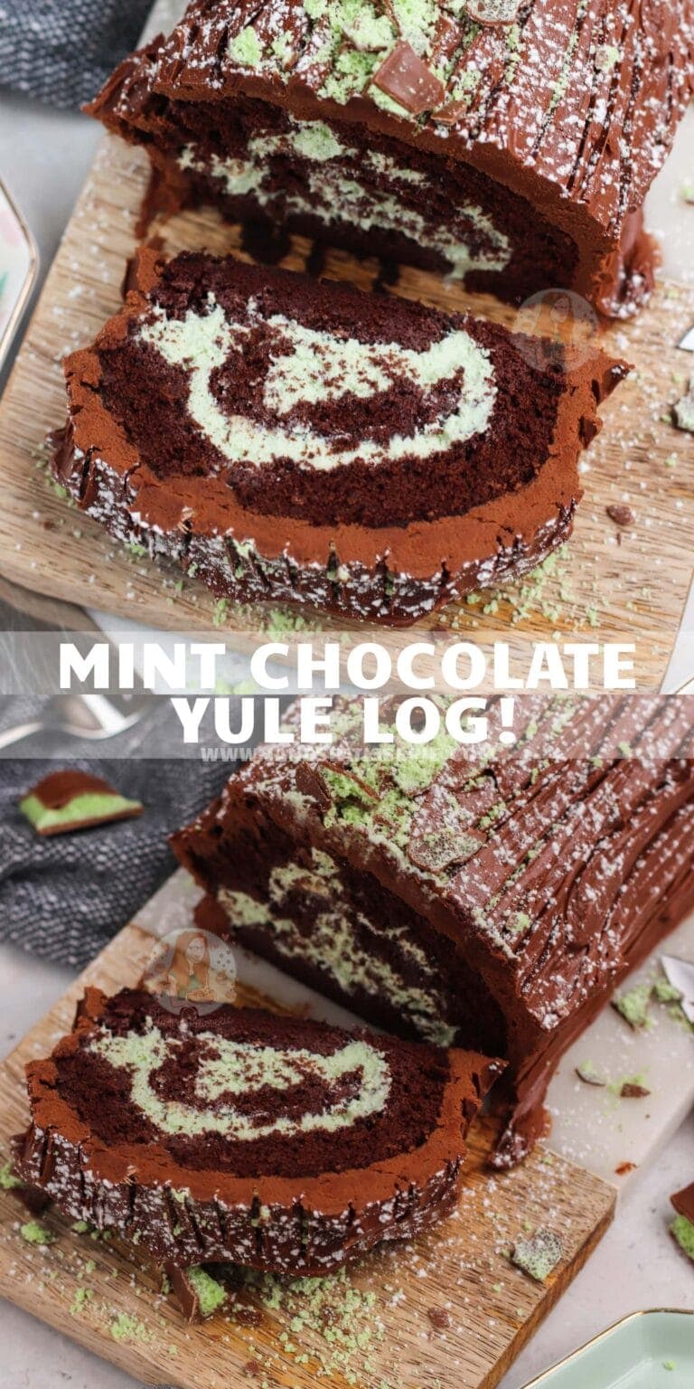 Mint Chocolate Yule Log! - Jane's Patisserie