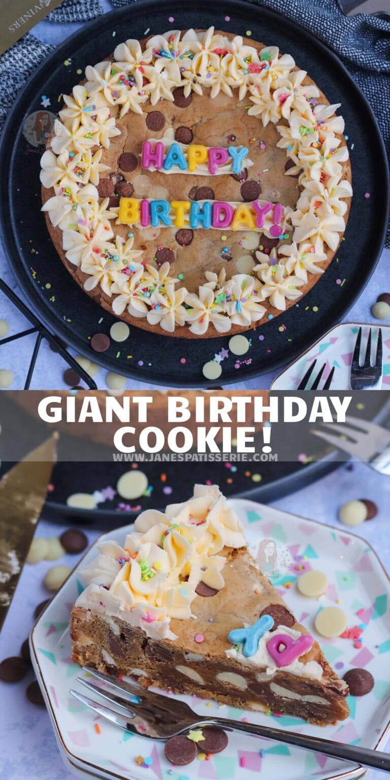 Giant Birthday Cookie! - Jane's Patisserie