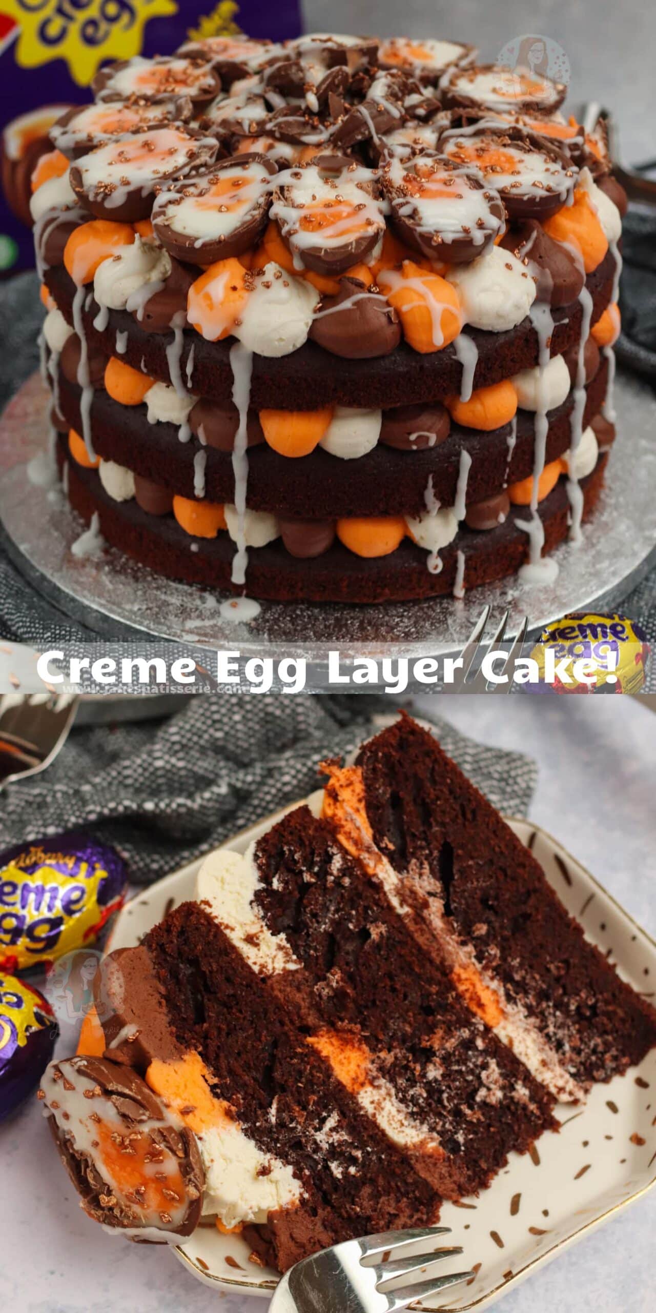 Creme Egg Layer Cake! - Jane's Patisserie