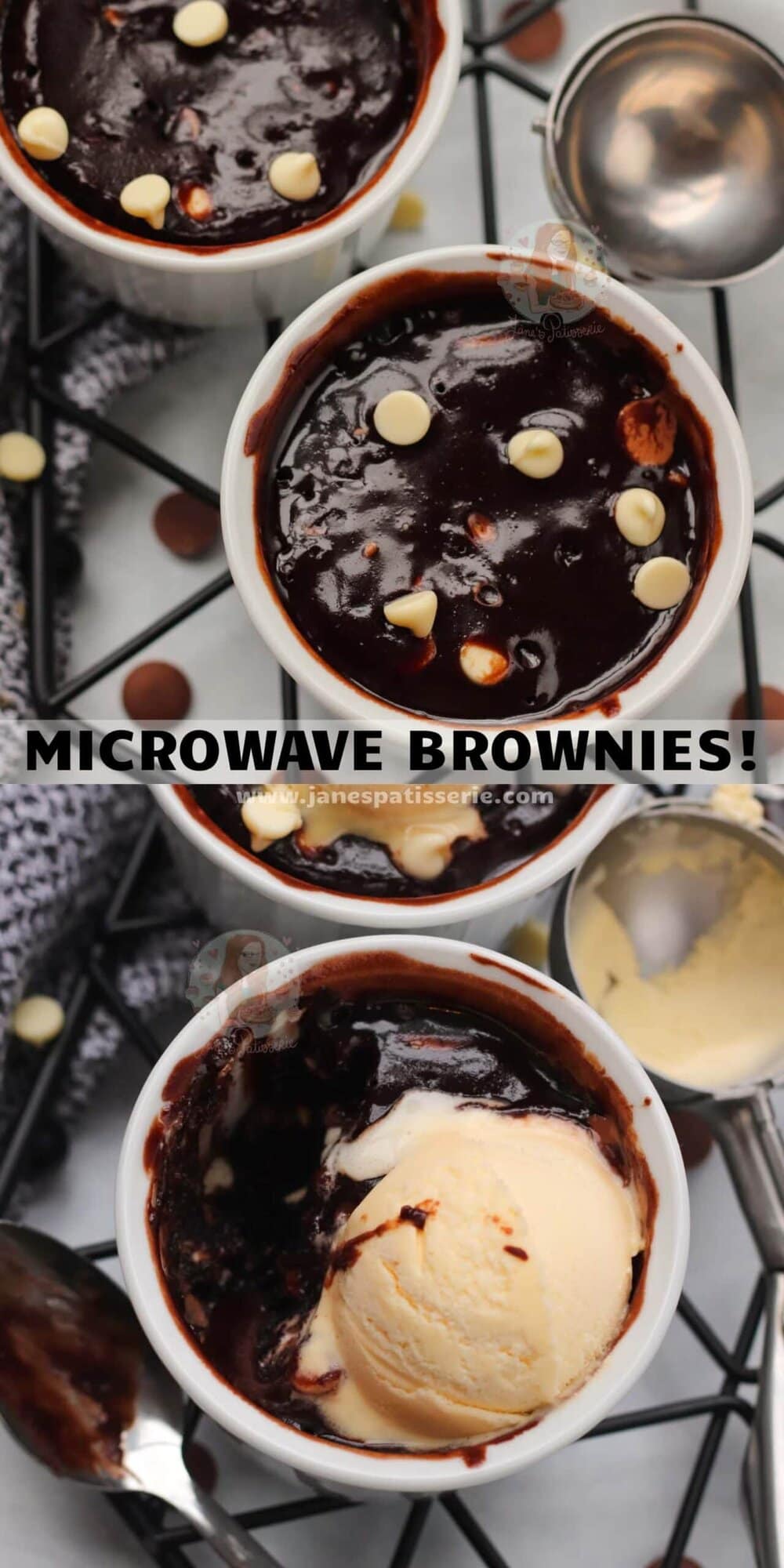 Microwave Brownies for Two! (Small Batch Bakes) - Jane's Patisserie