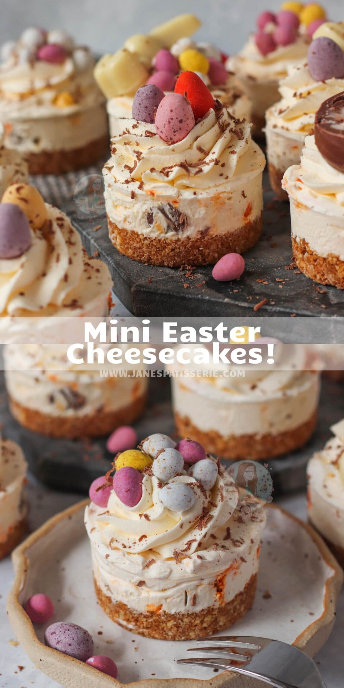 Mini Easter Cheesecakes! - Jane's Patisserie