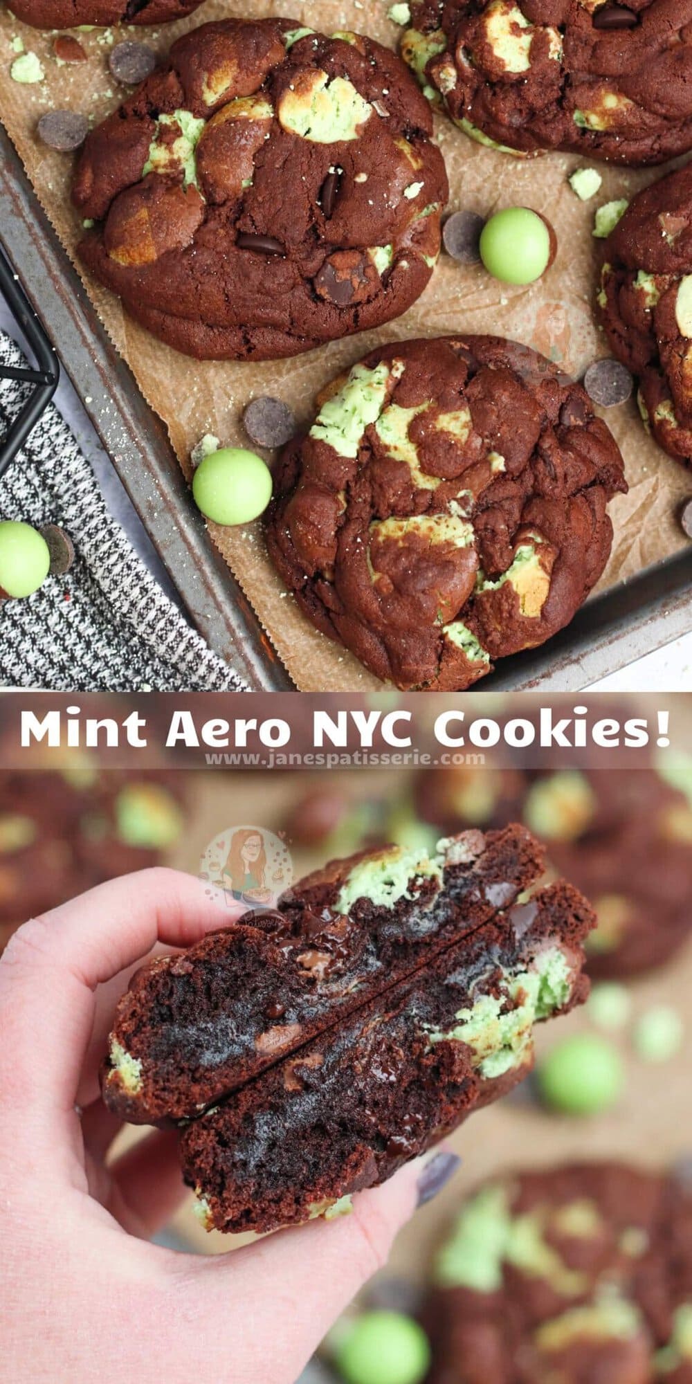 Mint Aero NYC Cookies! - Jane's Patisserie