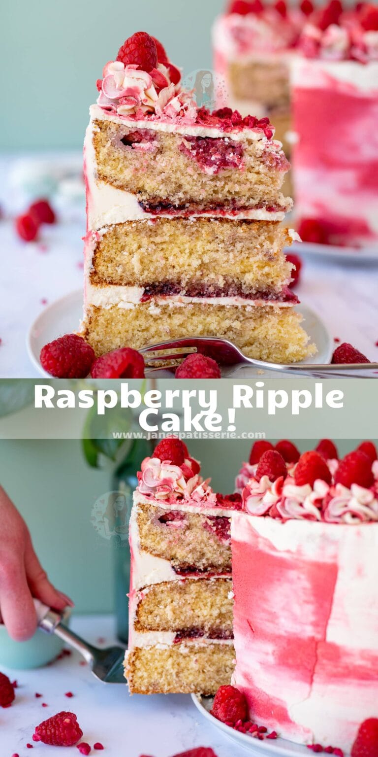 Raspberry Ripple Cake! - Jane's Patisserie
