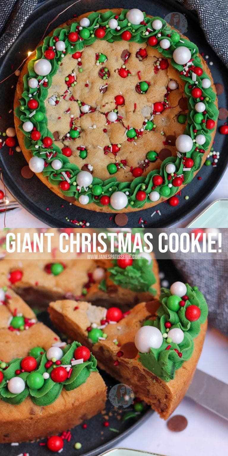 Giant Christmas Cookie! - Jane's Patisserie