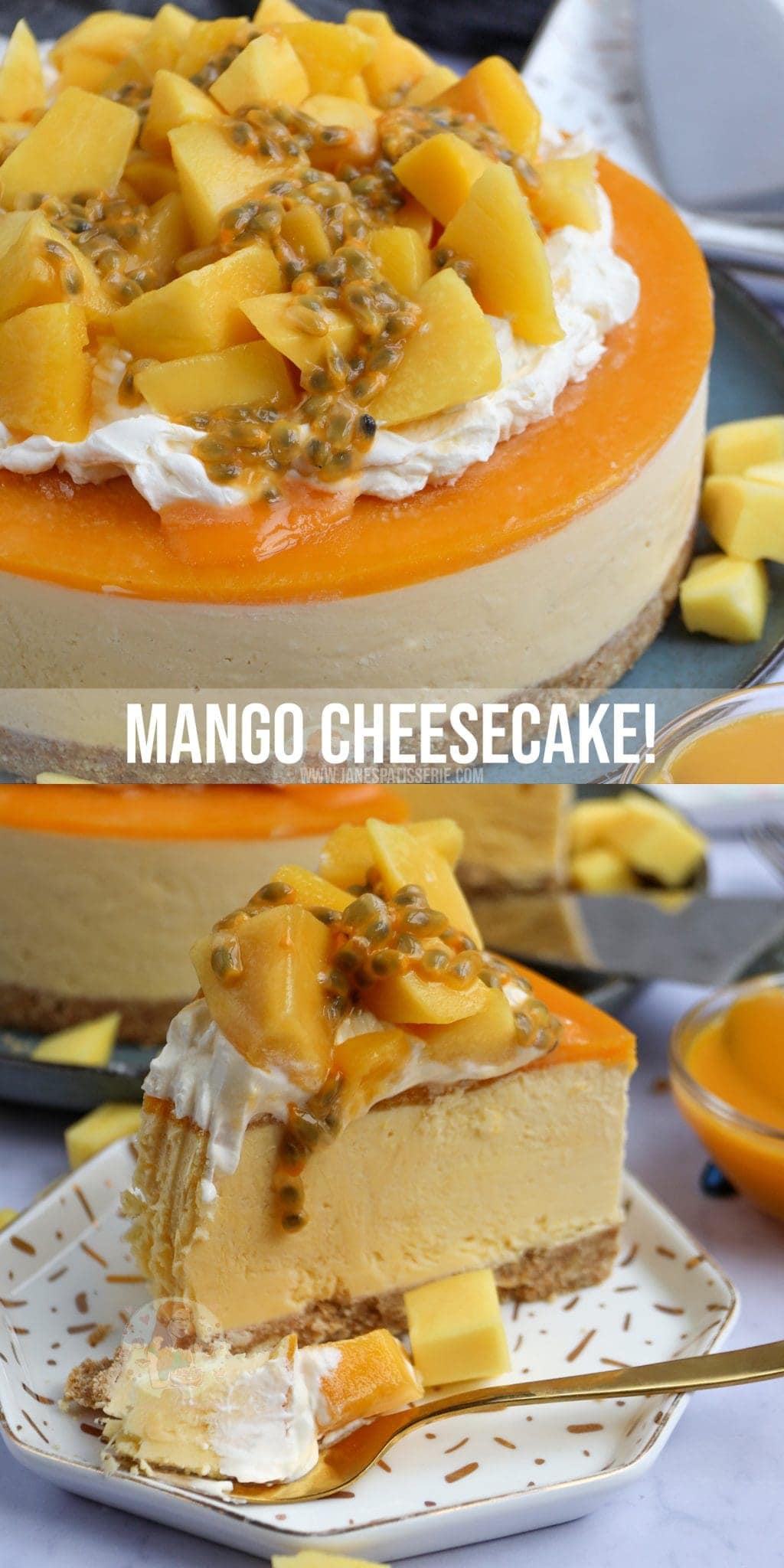 Mango Cheesecake! - Jane's Patisserie