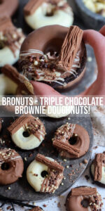 Bronuts - Triple Chocolate Brownie Doughnuts - Jane's Patisserie