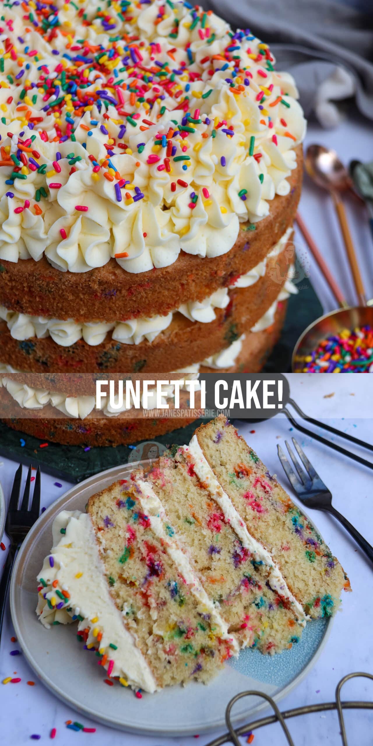Funfetti Cake! - Jane's Patisserie