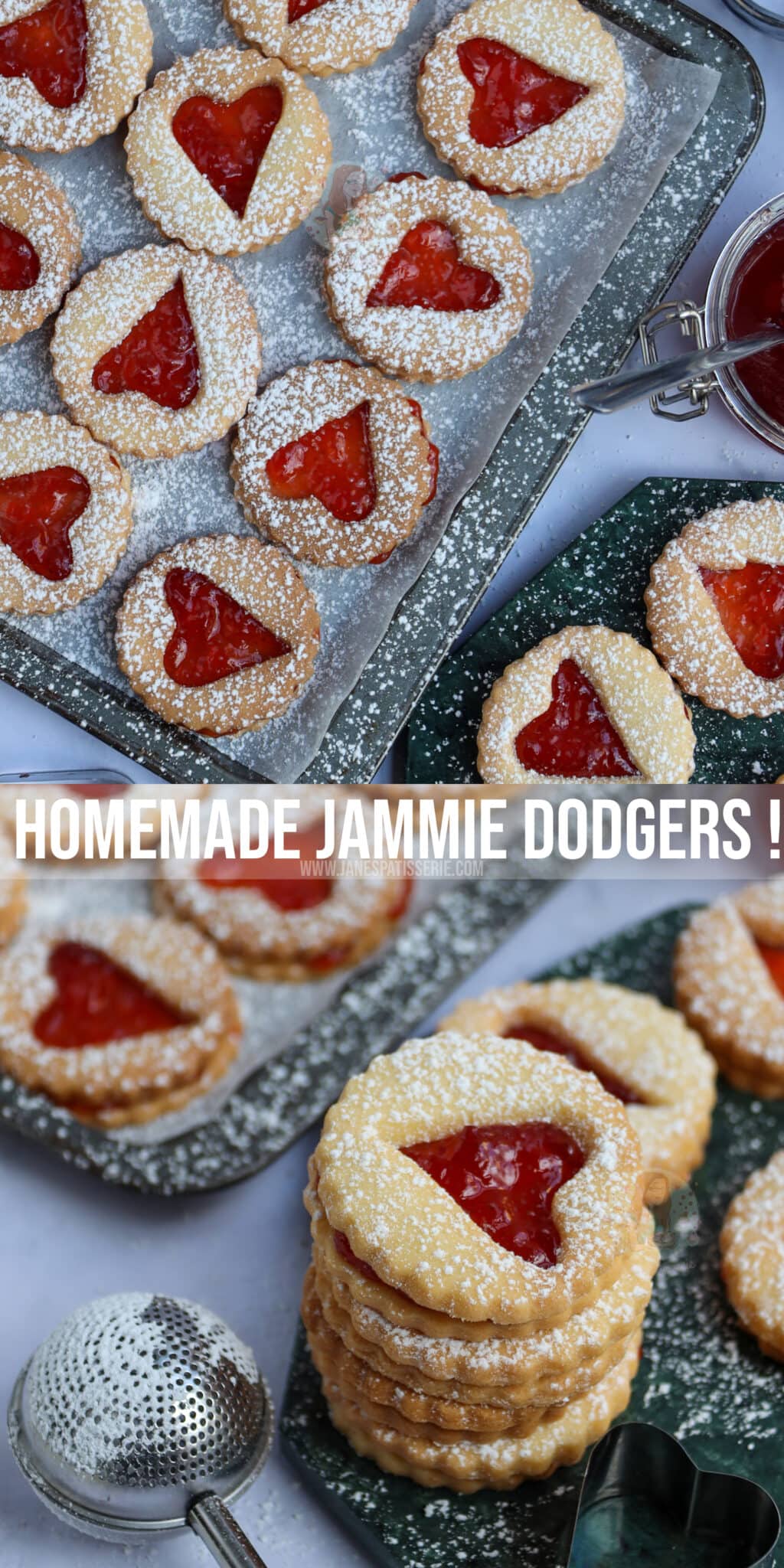 Homemade Jammie Dodgers! - Jane's Patisserie