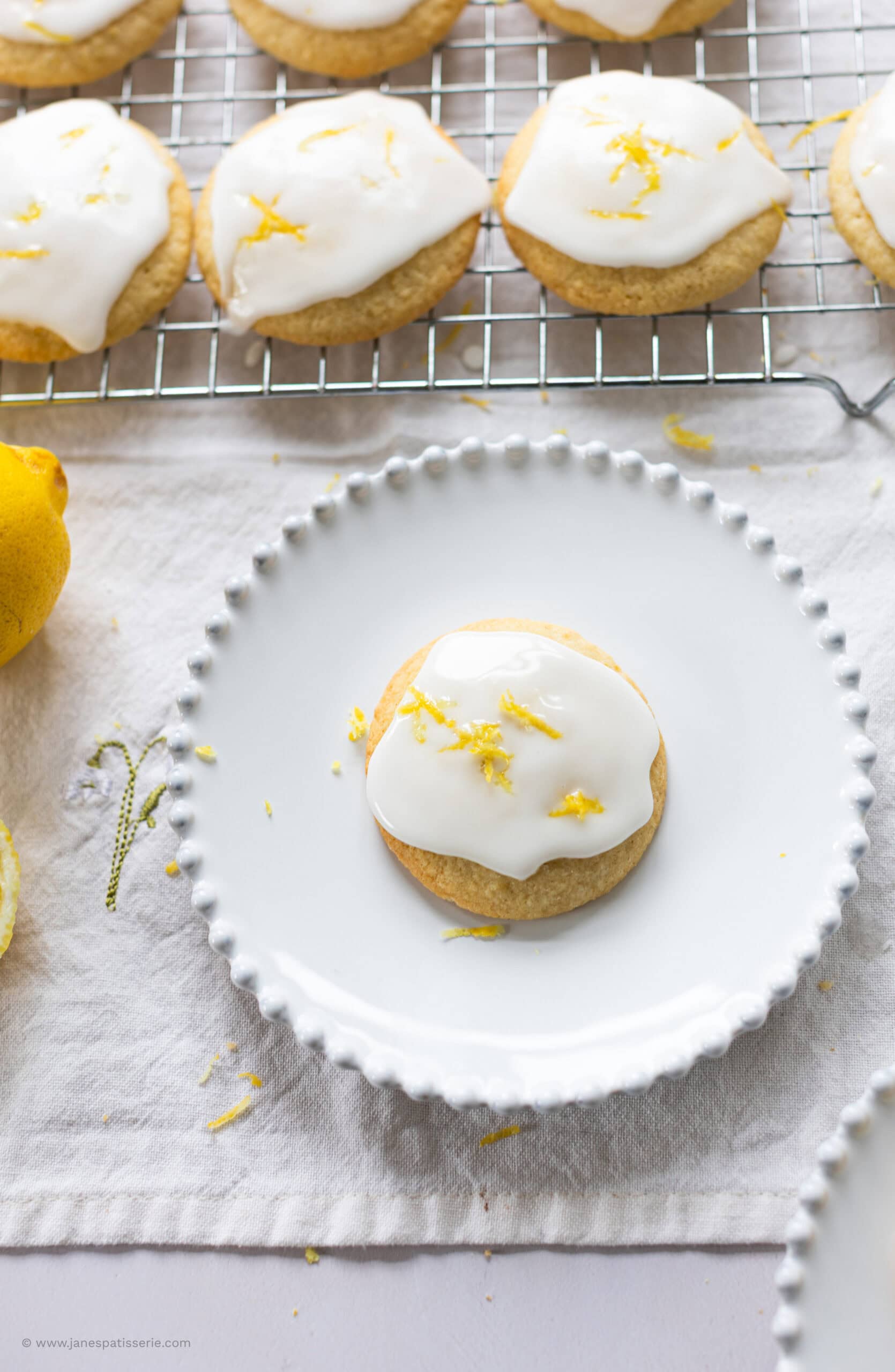 Glazed Lemon Cookies! - Jane's Patisserie