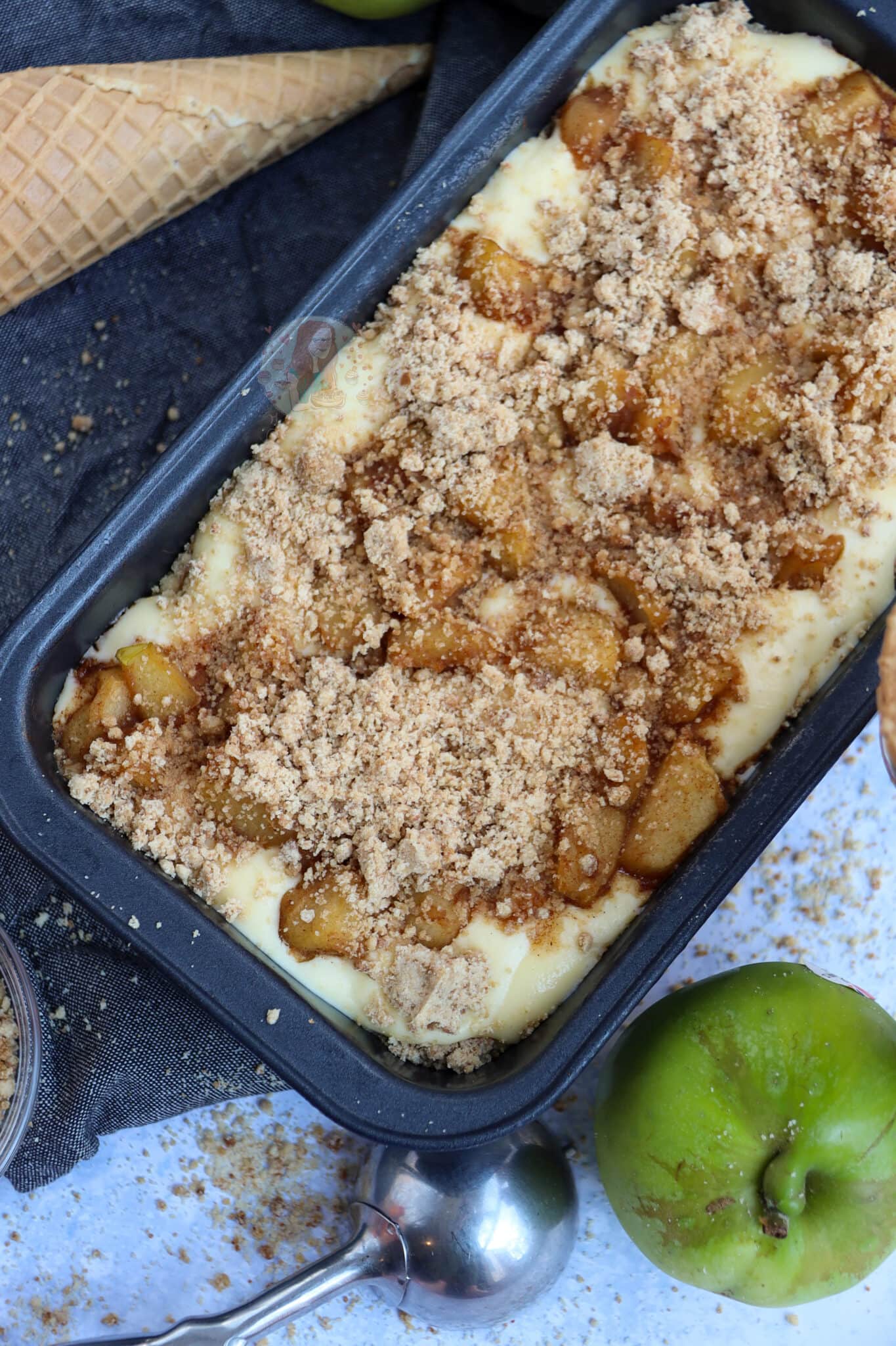 Apple Crumble Ice Cream! - Jane's Patisserie