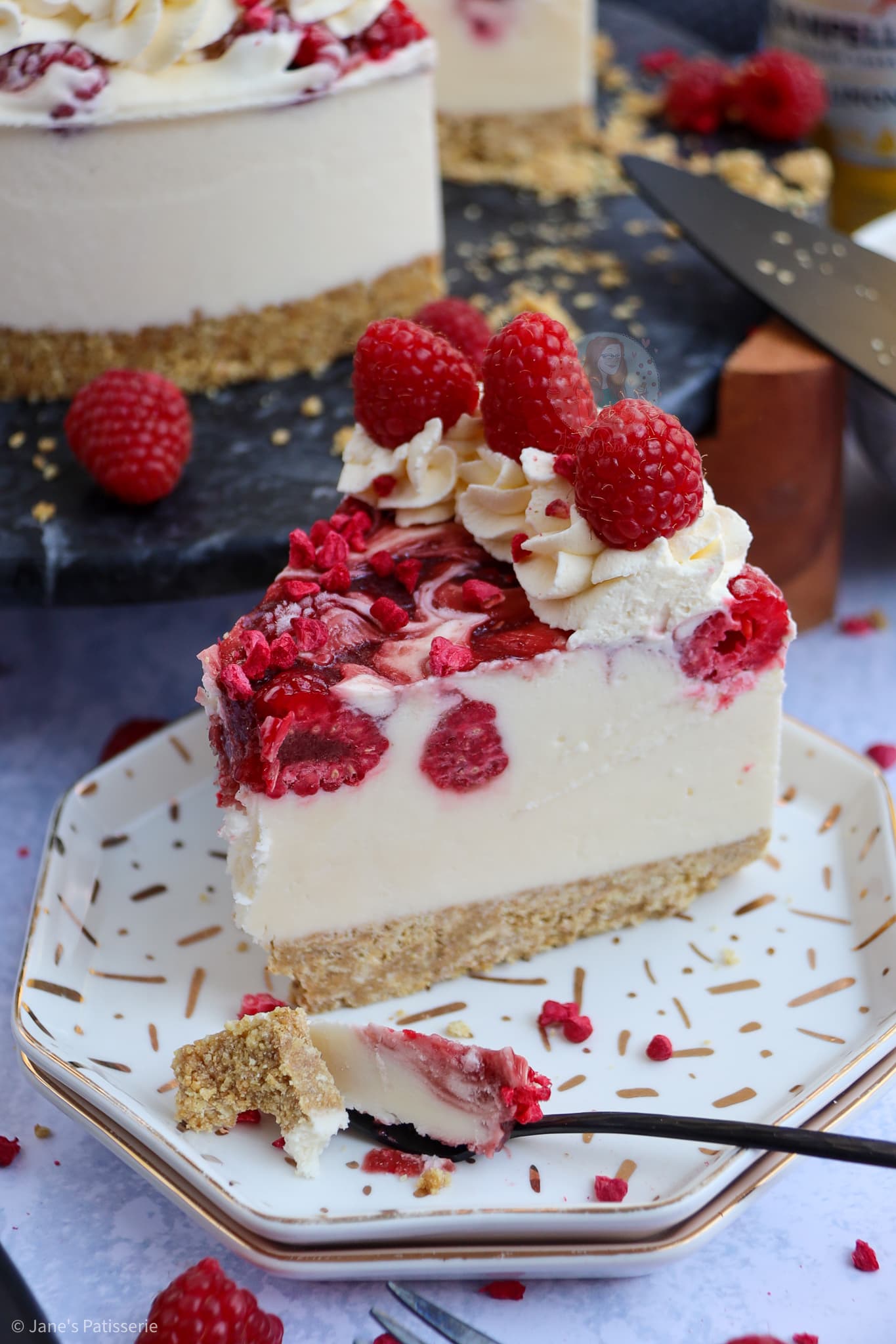 Raspberry Lemonade Cheesecake! - Jane's Patisserie