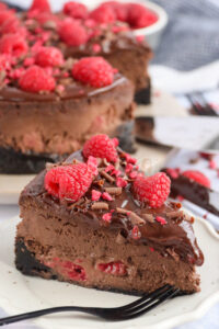Raspberry Chocolate Cheesecake! - Jane's Patisserie