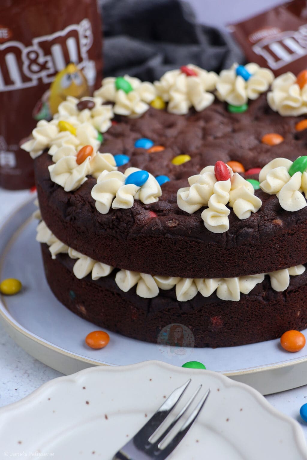 M&M Cookie Cake! - Jane's Patisserie