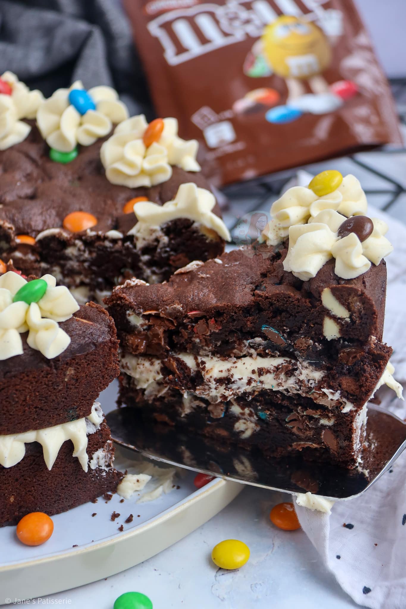 M&M Cookie Cake! - Jane's Patisserie