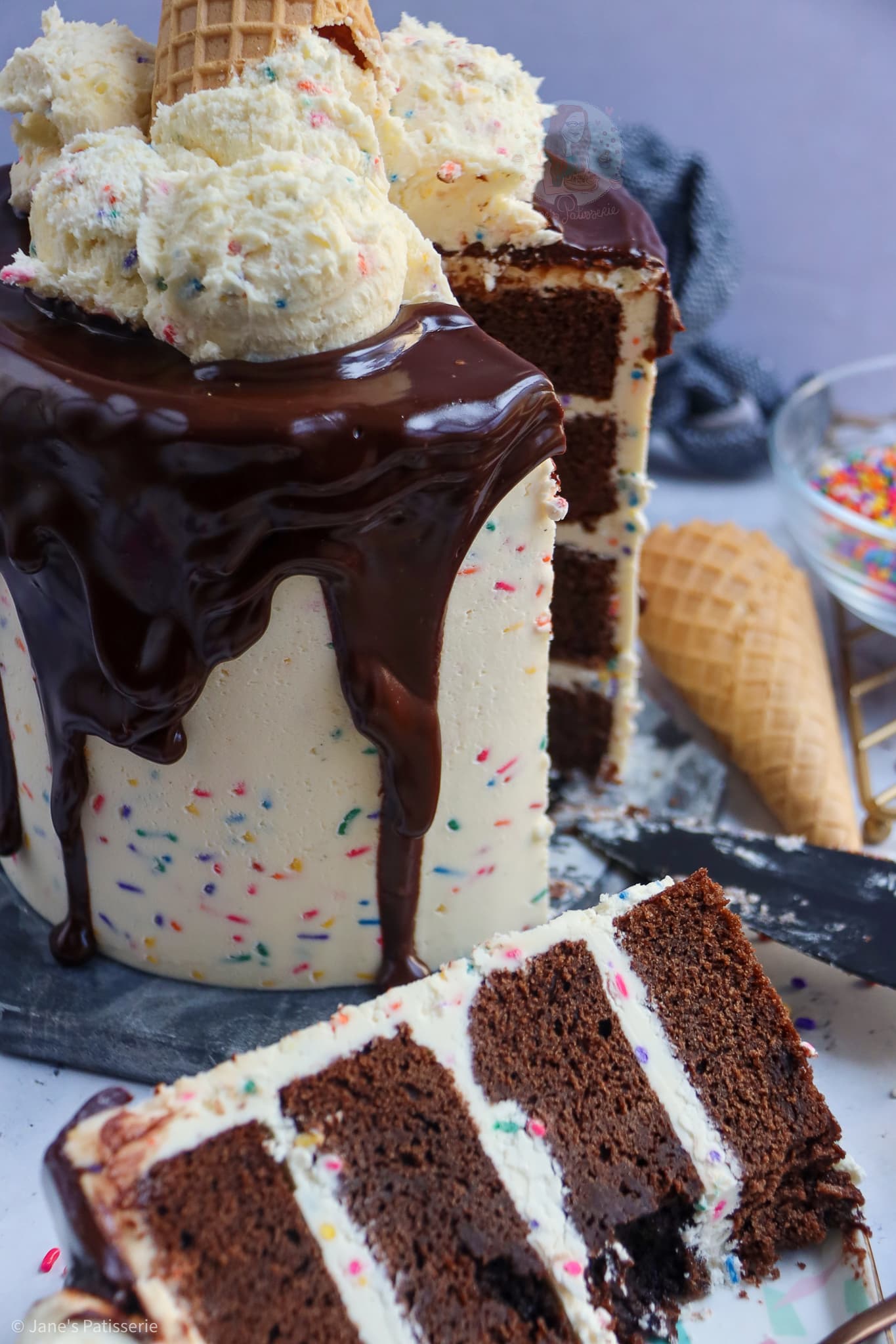 Melted Ice Cream Cake! - Jane's Patisserie