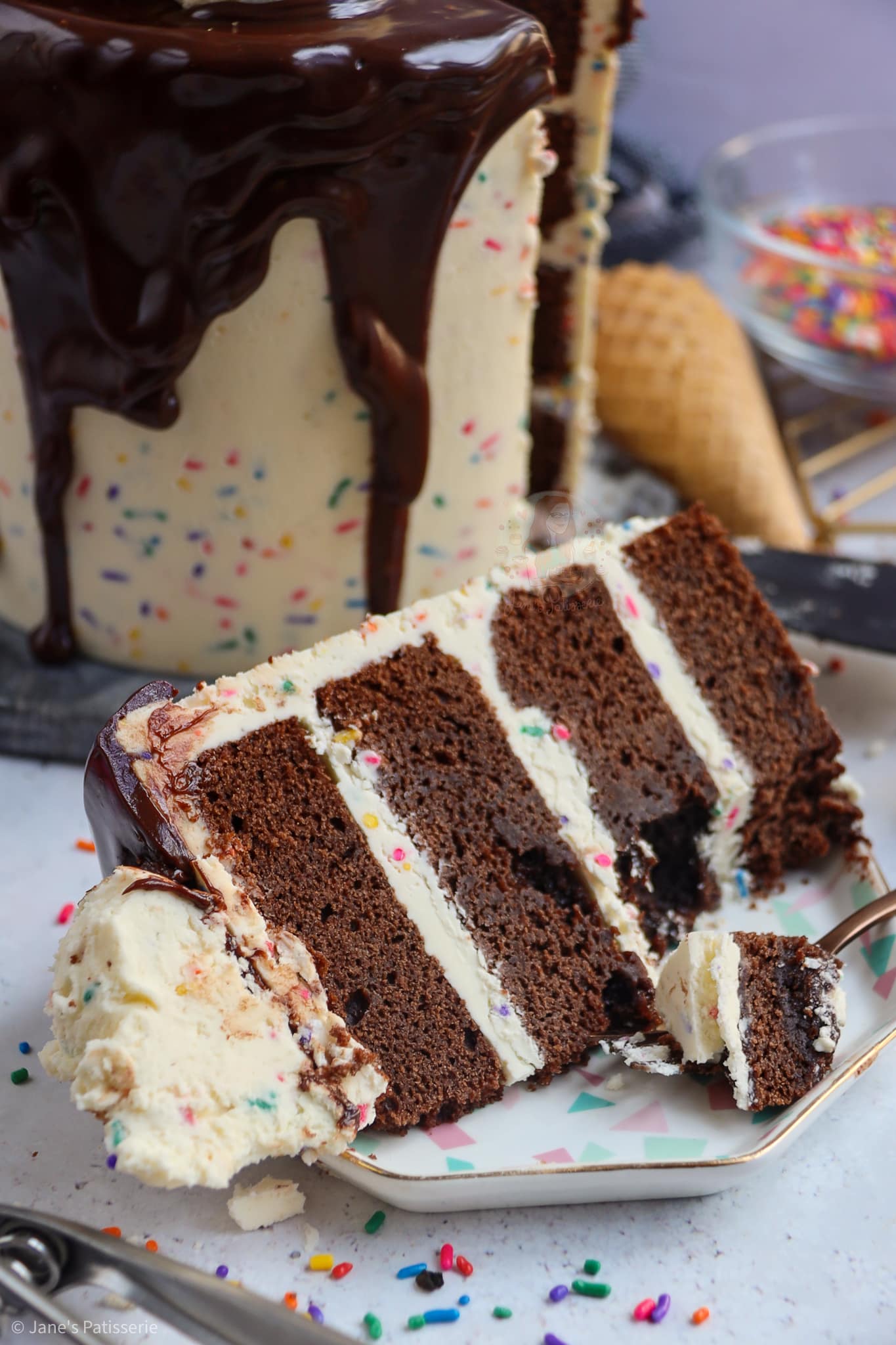 Melted Ice Cream Cake! - Jane's Patisserie