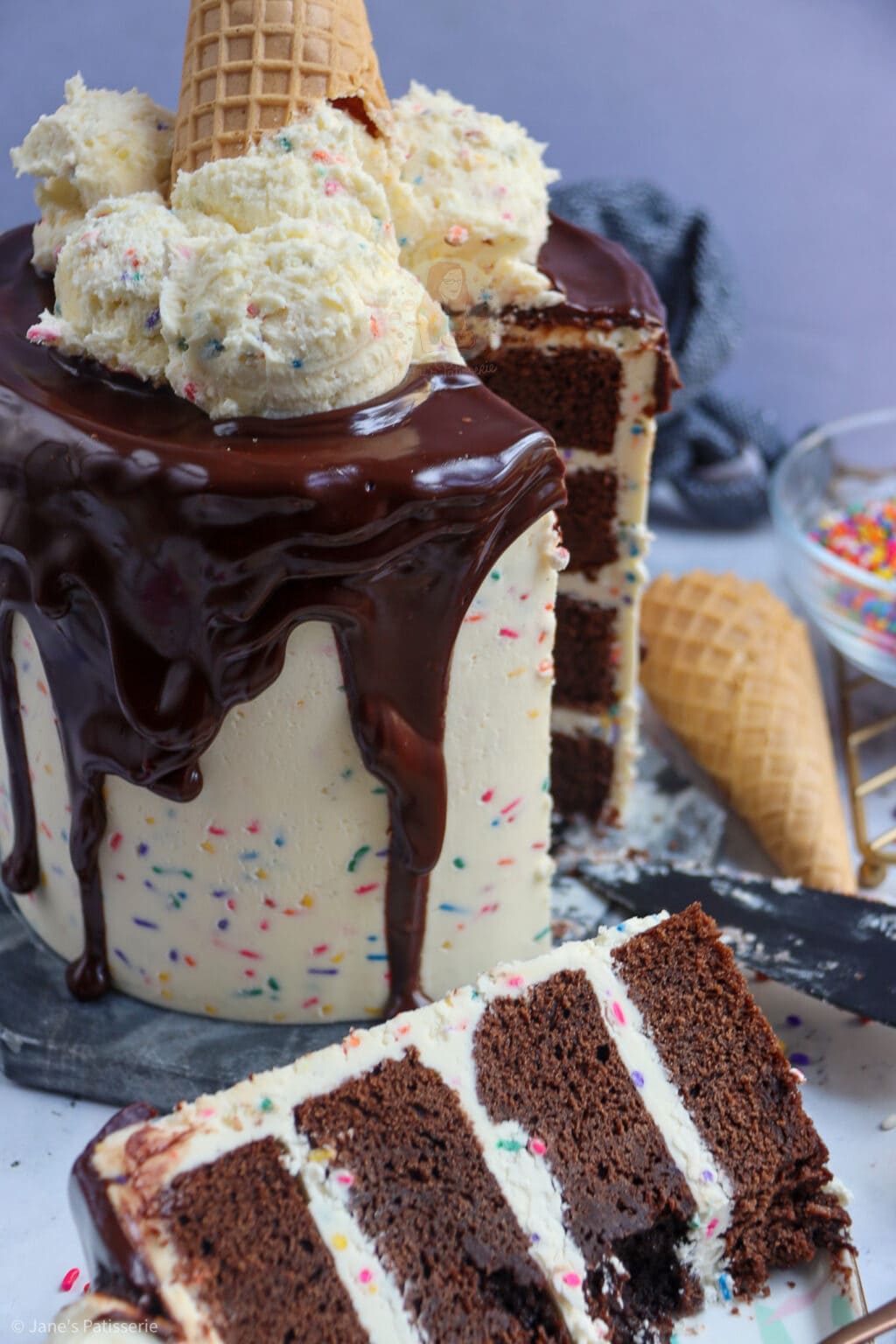 Melted Ice Cream Cake! - Jane's Patisserie