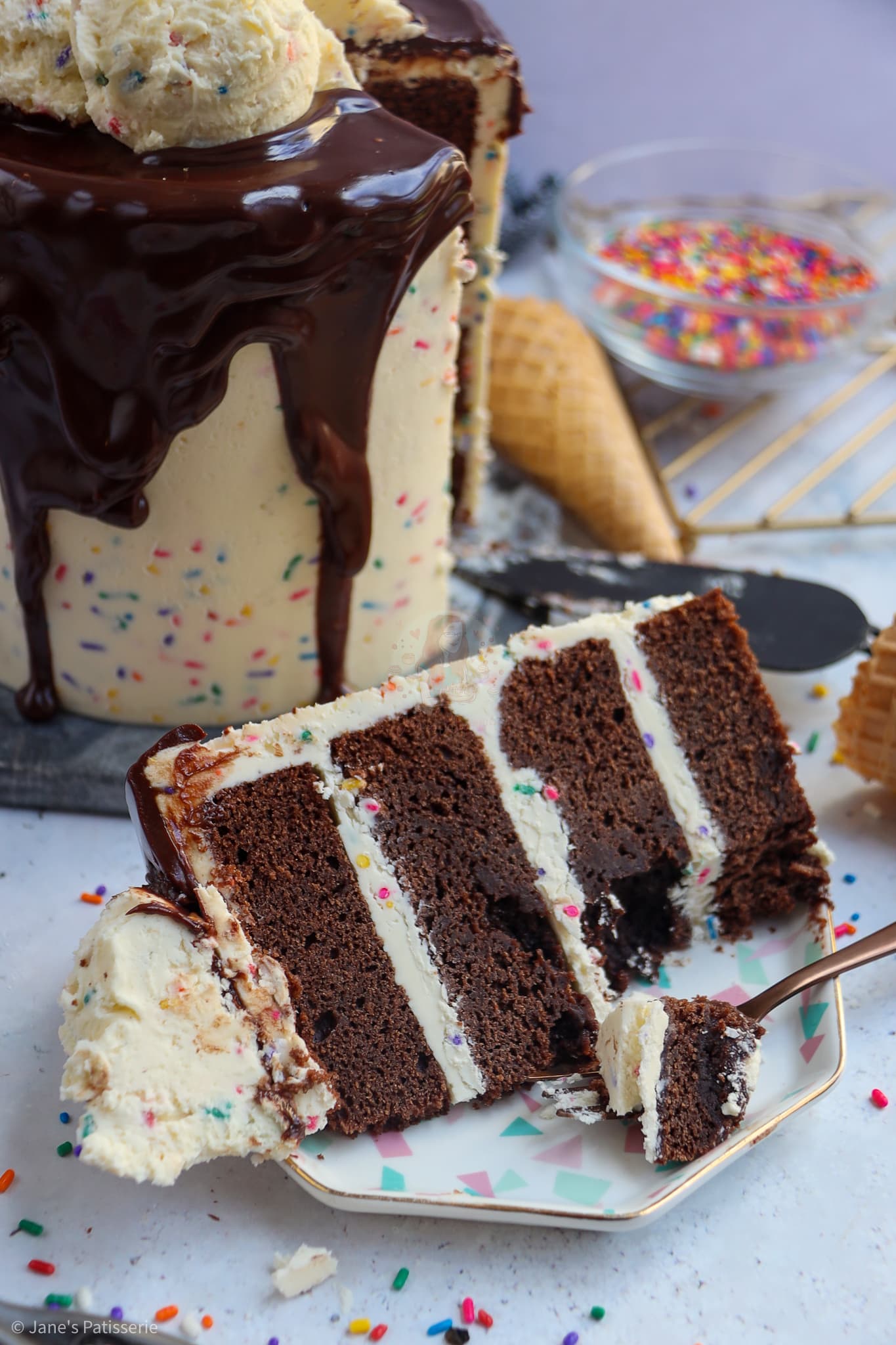 Melted Ice Cream Cake! - Jane's Patisserie