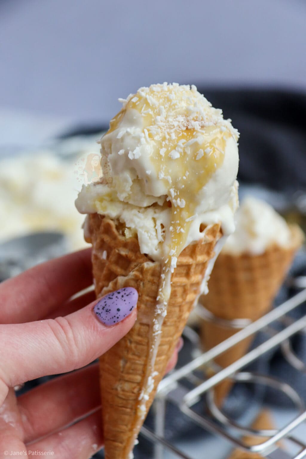 Pina Colada Ice Cream! - Jane's Patisserie