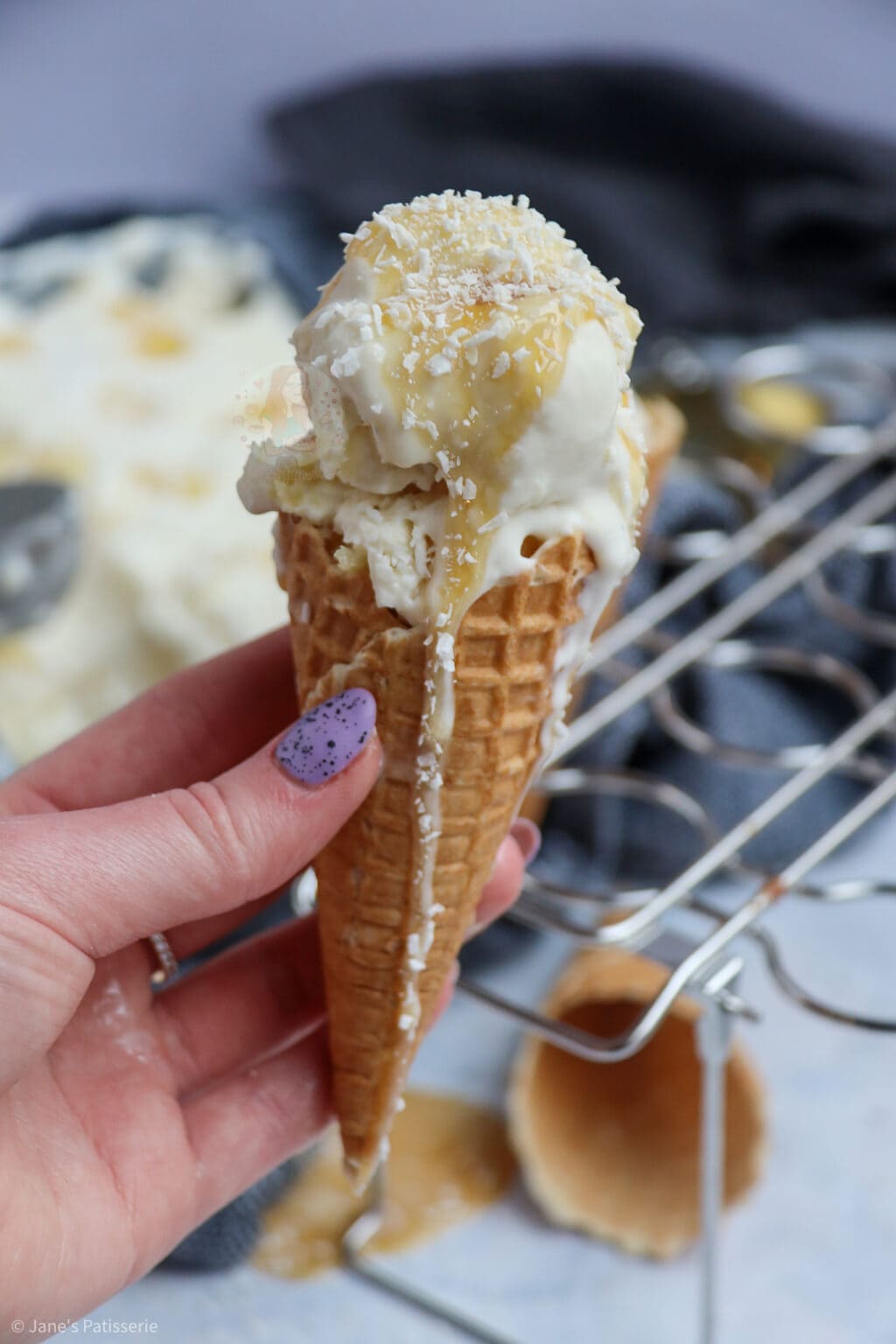 Pina Colada Ice Cream! - Jane's Patisserie