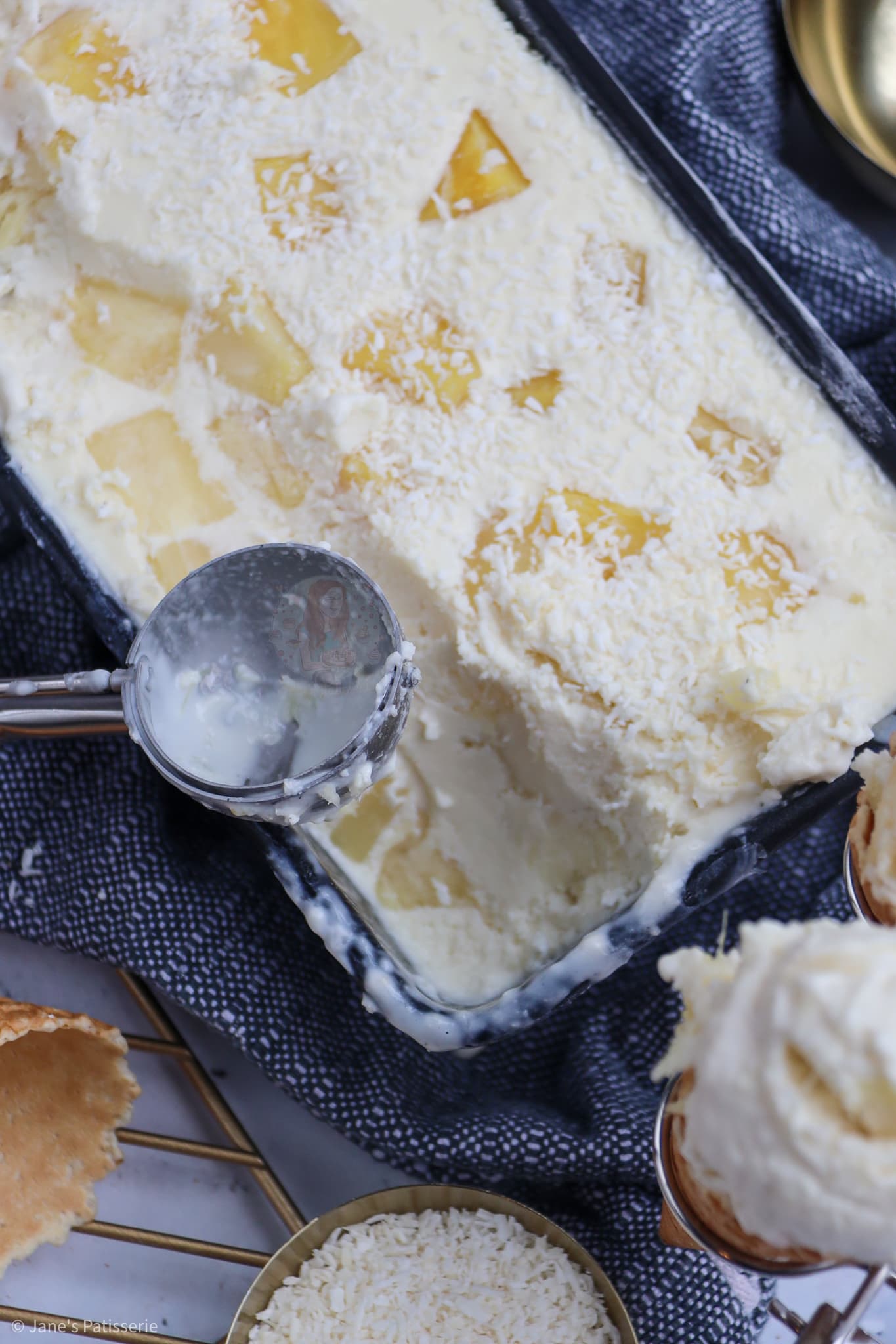 Pina Colada Ice Cream! - Jane's Patisserie