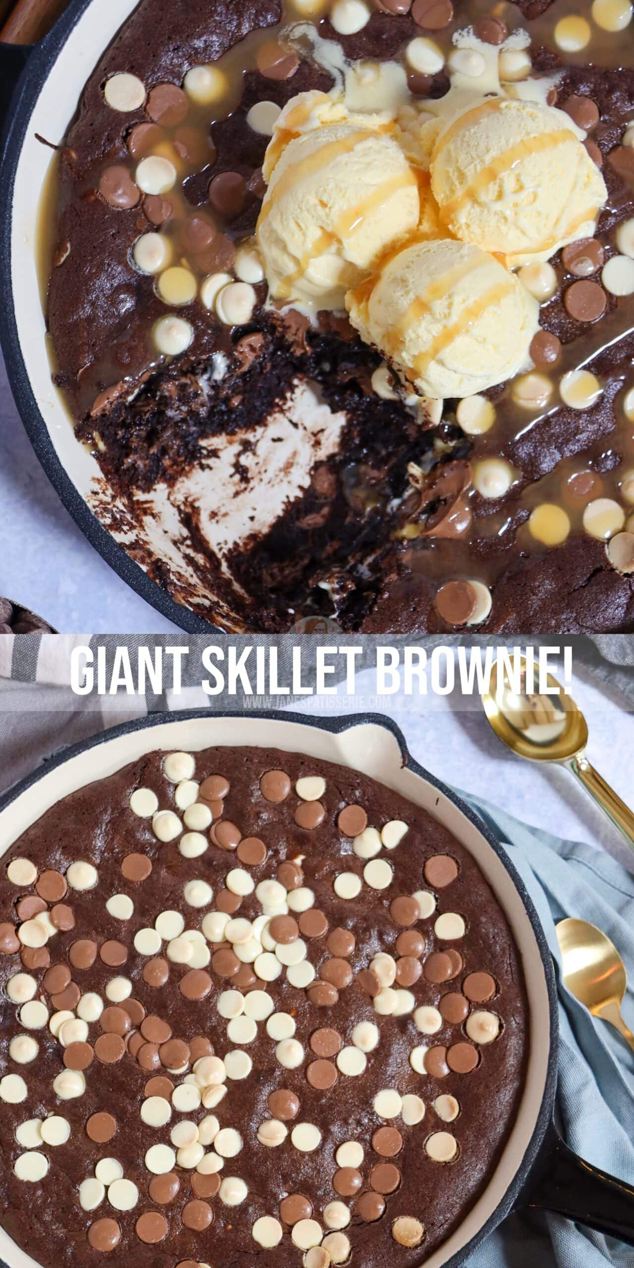 Giant Skillet Brownie! - Jane's Patisserie