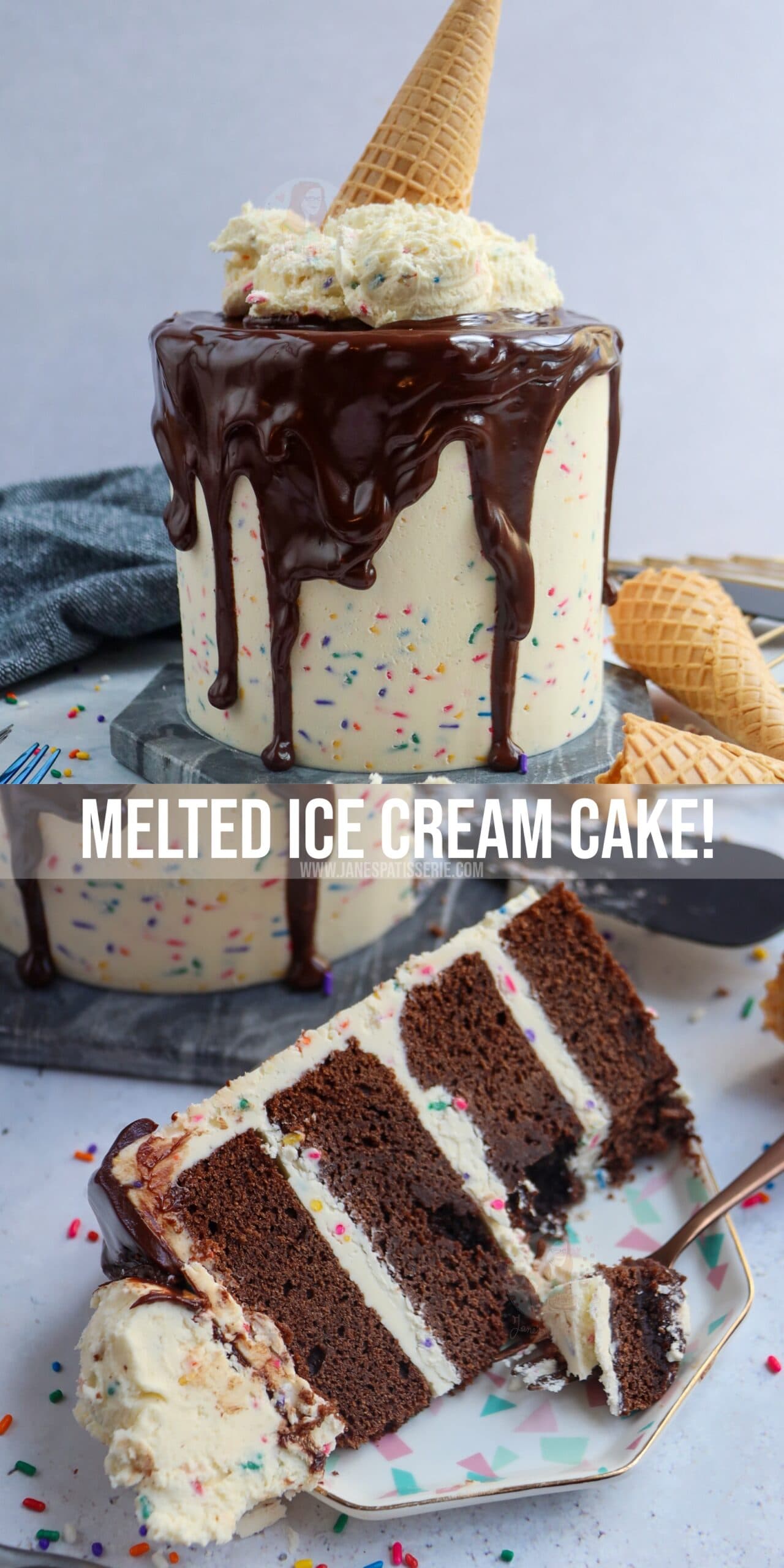 Melted Ice Cream Cake! - Jane's Patisserie