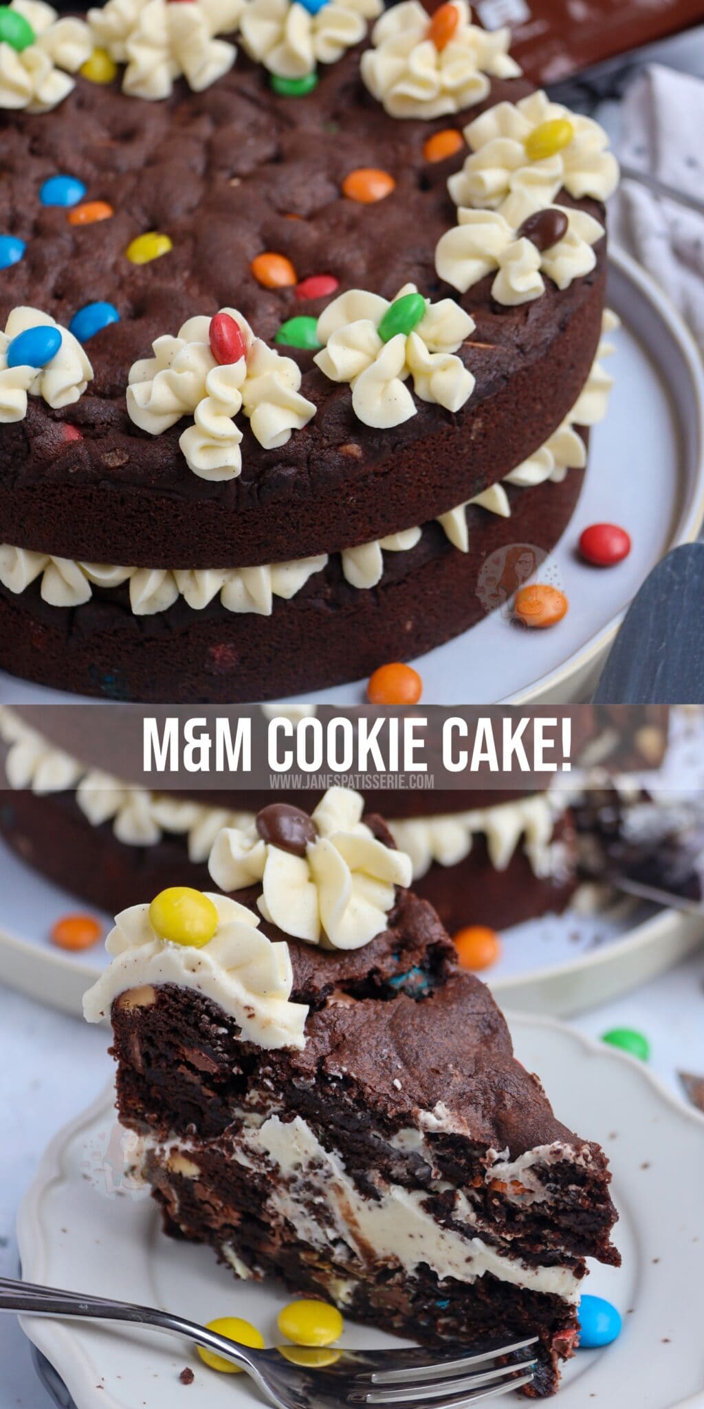 M&M Cookie Cake! - Jane's Patisserie